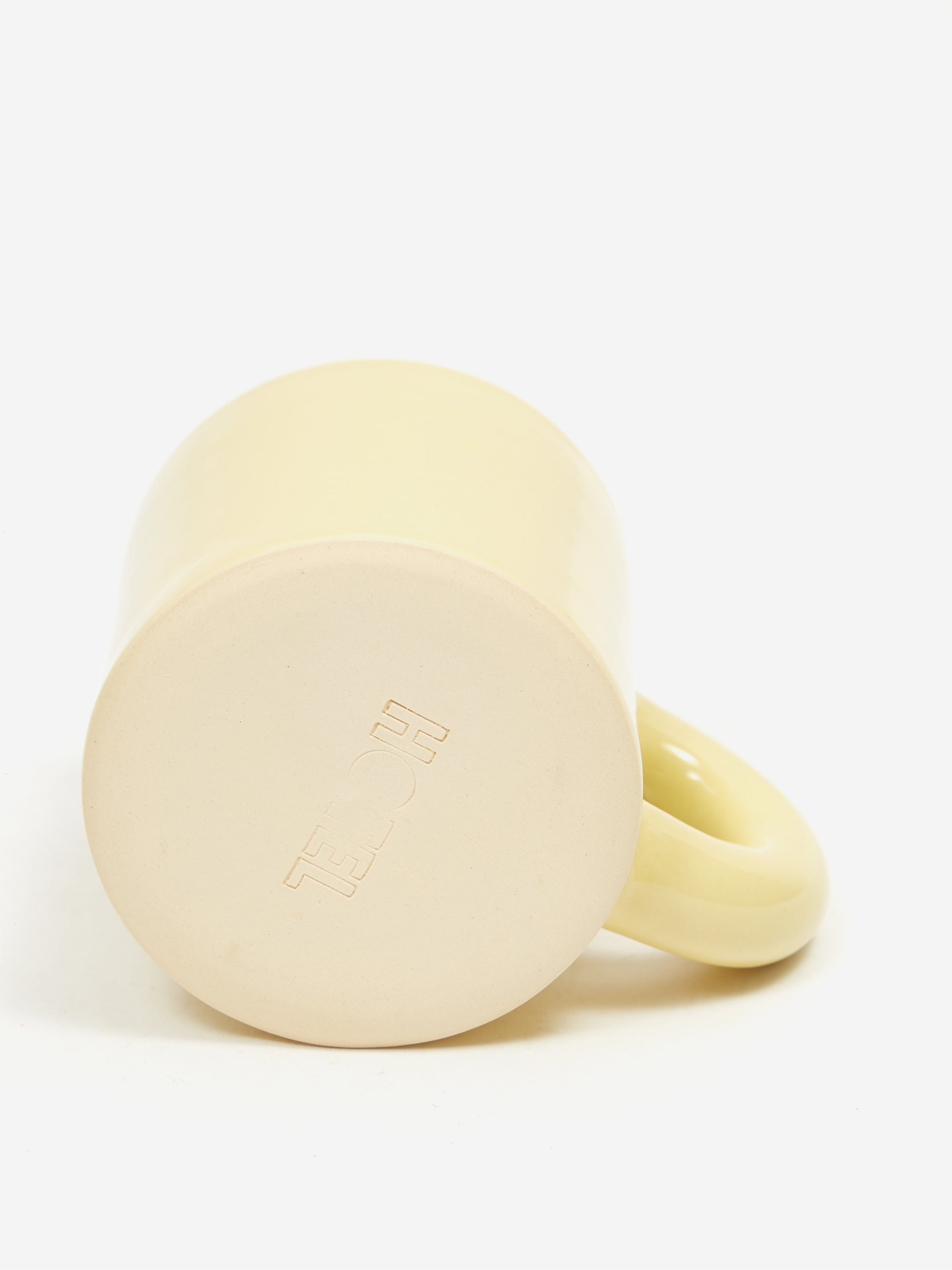 HOTEL Ceramics Handmade Chunky XL Mug - Butter Light Yellow – Goodhood
