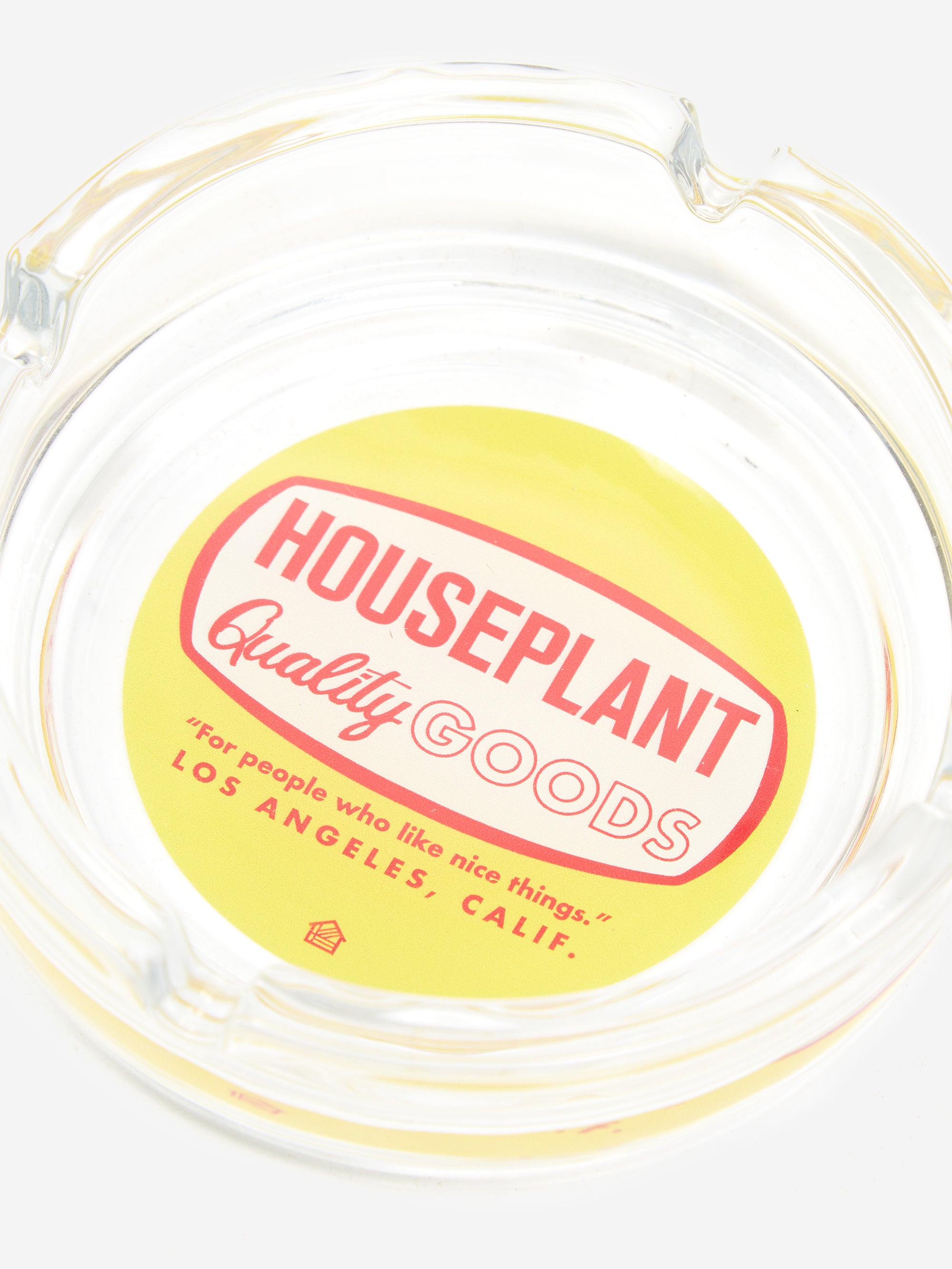 Houseplant by Seth Rogen Glass Ashtray - Yellow – Goodhood
