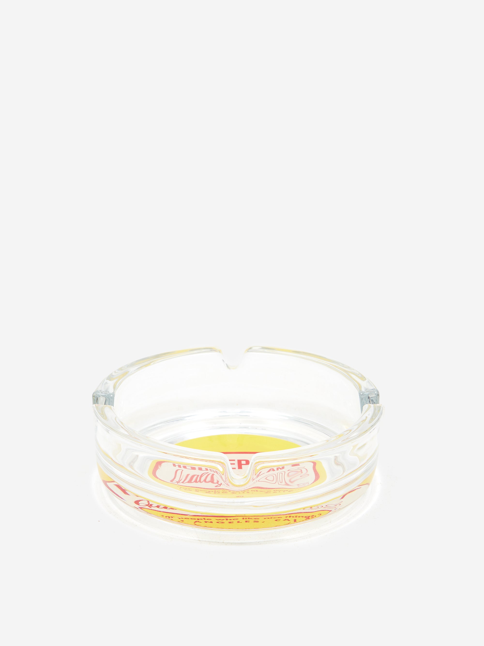 Houseplant by Seth Rogen Glass Ashtray - Yellow – Goodhood