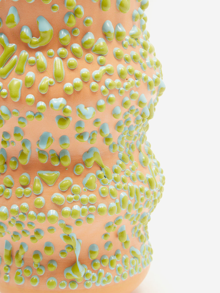 Houseplant by Seth Rogen Limited Edition Gloopy Vase - Coral/Green/Blu ...