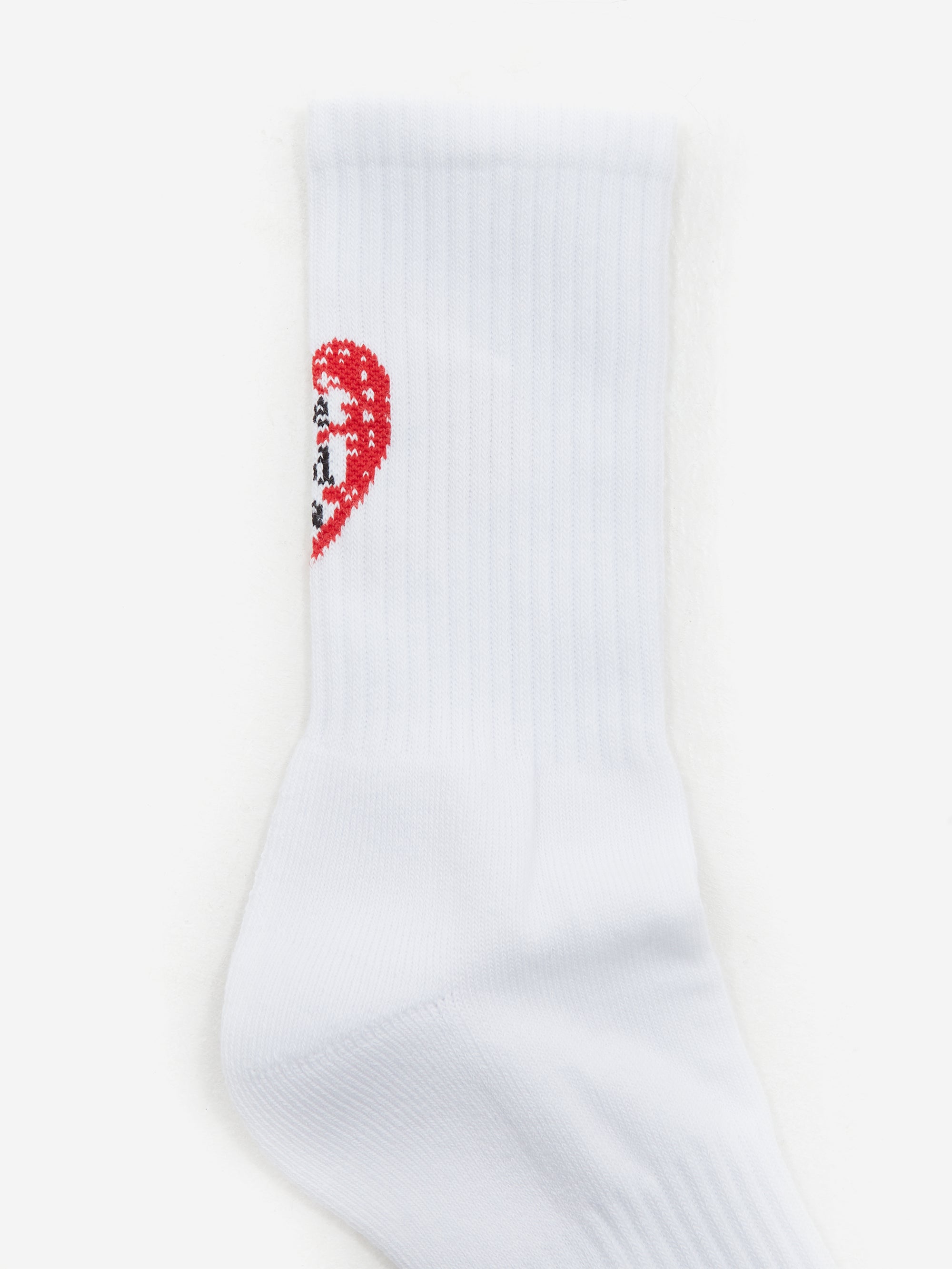 Have A Good Time Back Heart Logo Socks - White – Goodhood