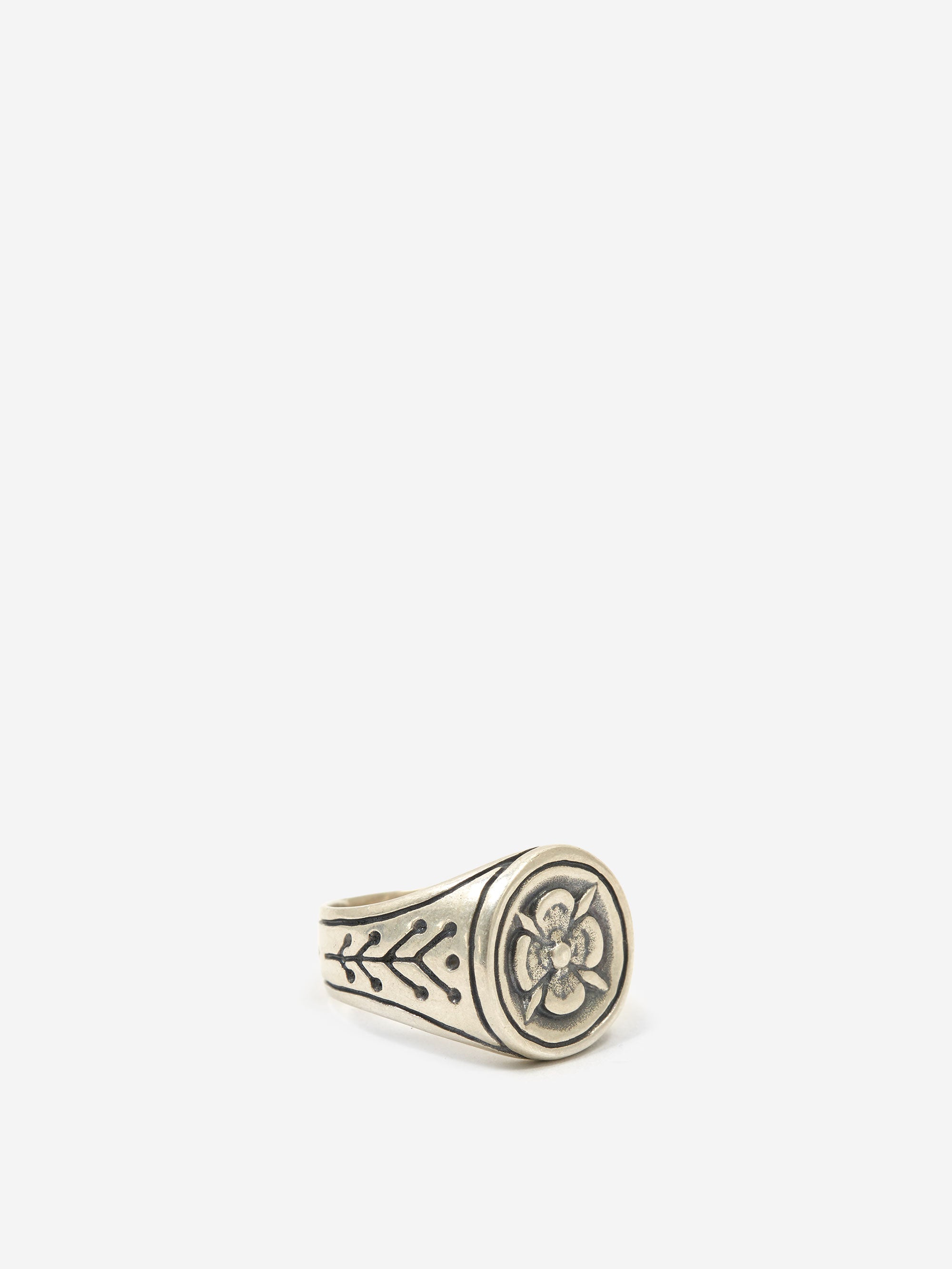 Heresy Flora Ring - Oxidised Silver – Goodhood