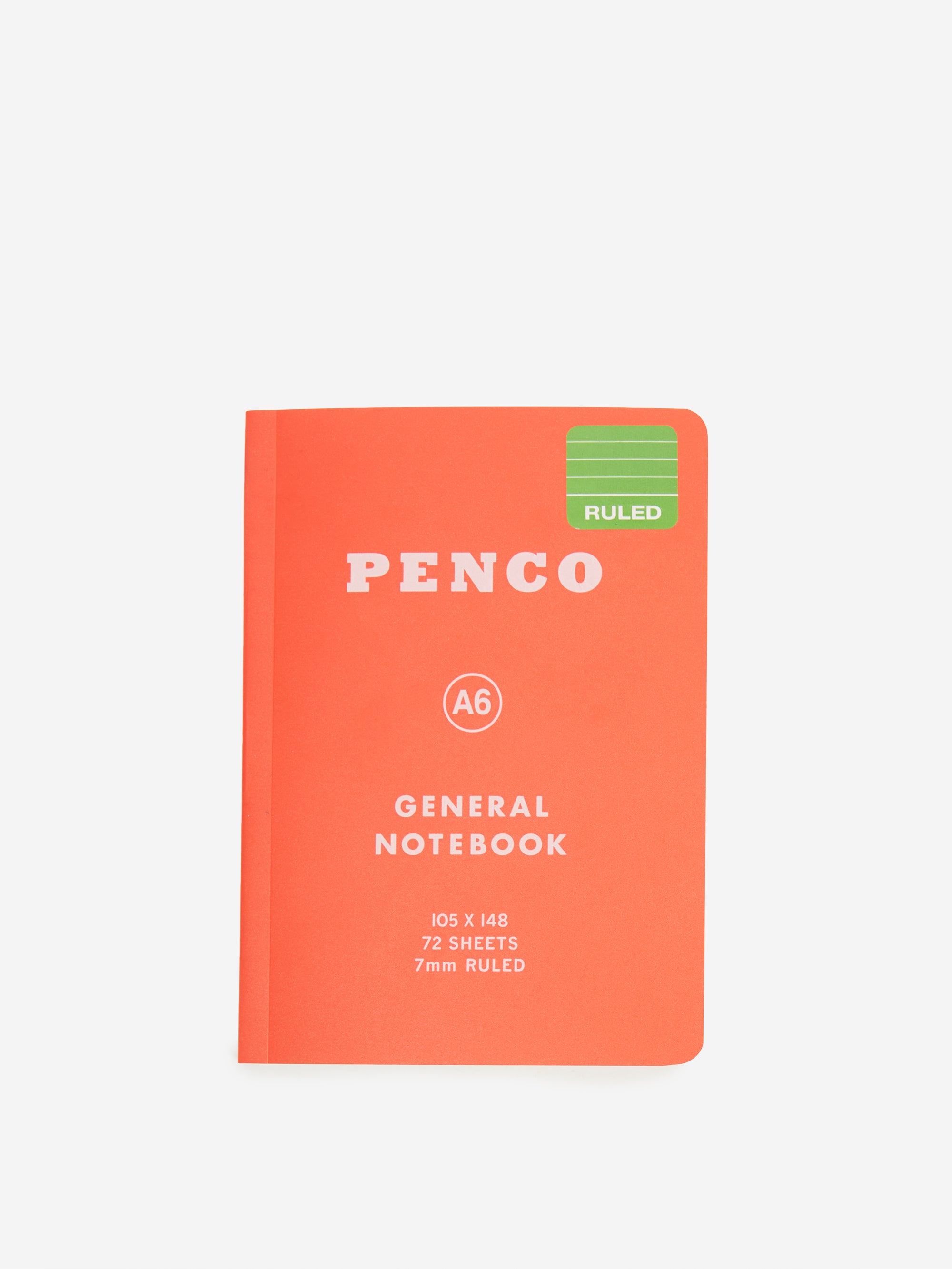Hightide Penco Soft Paper Notebook A6 - Red – Goodhood