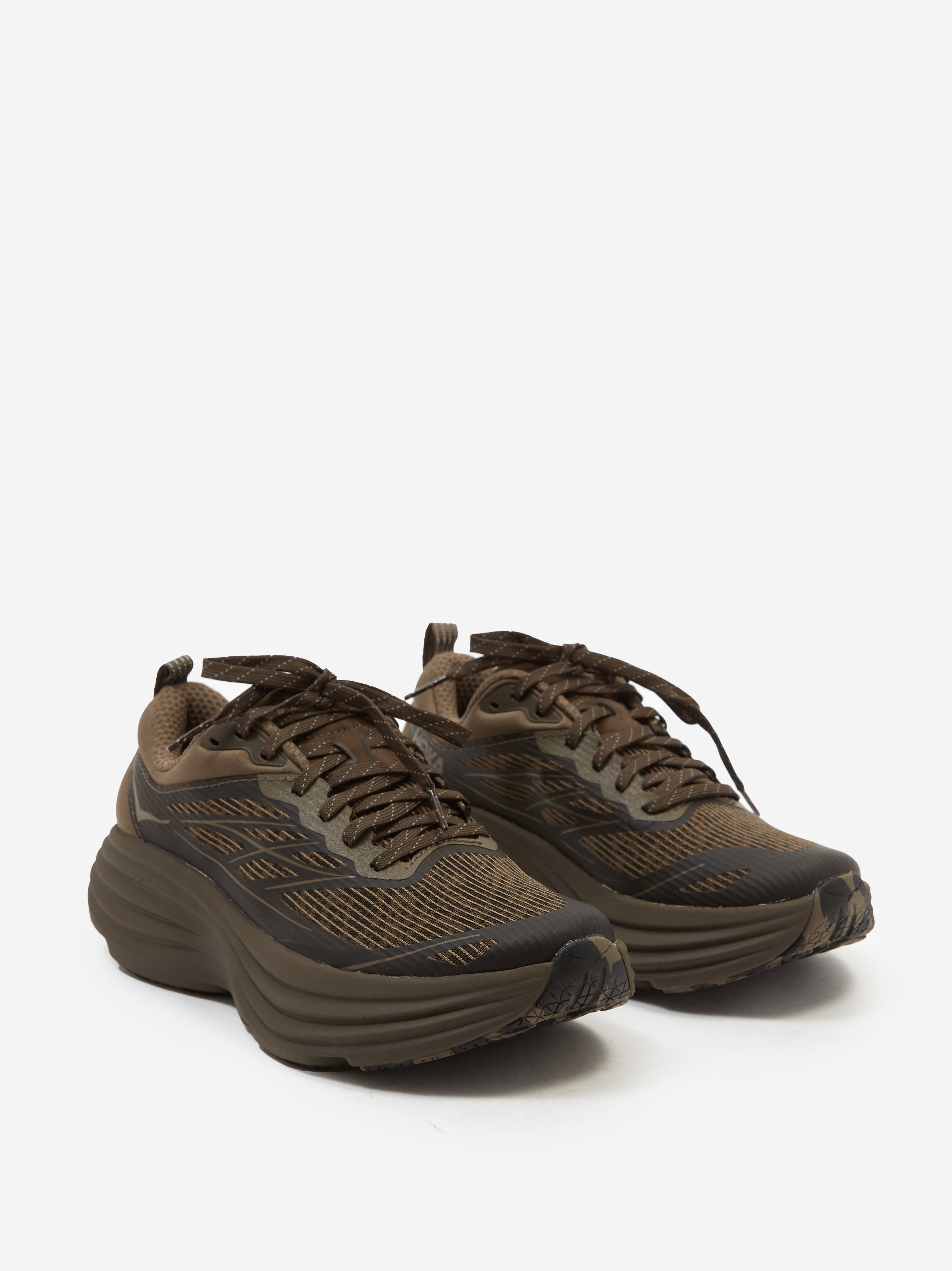 Hoka One One U Bondi 8 TS Caged - Umber/Deep Umber – Goodhood