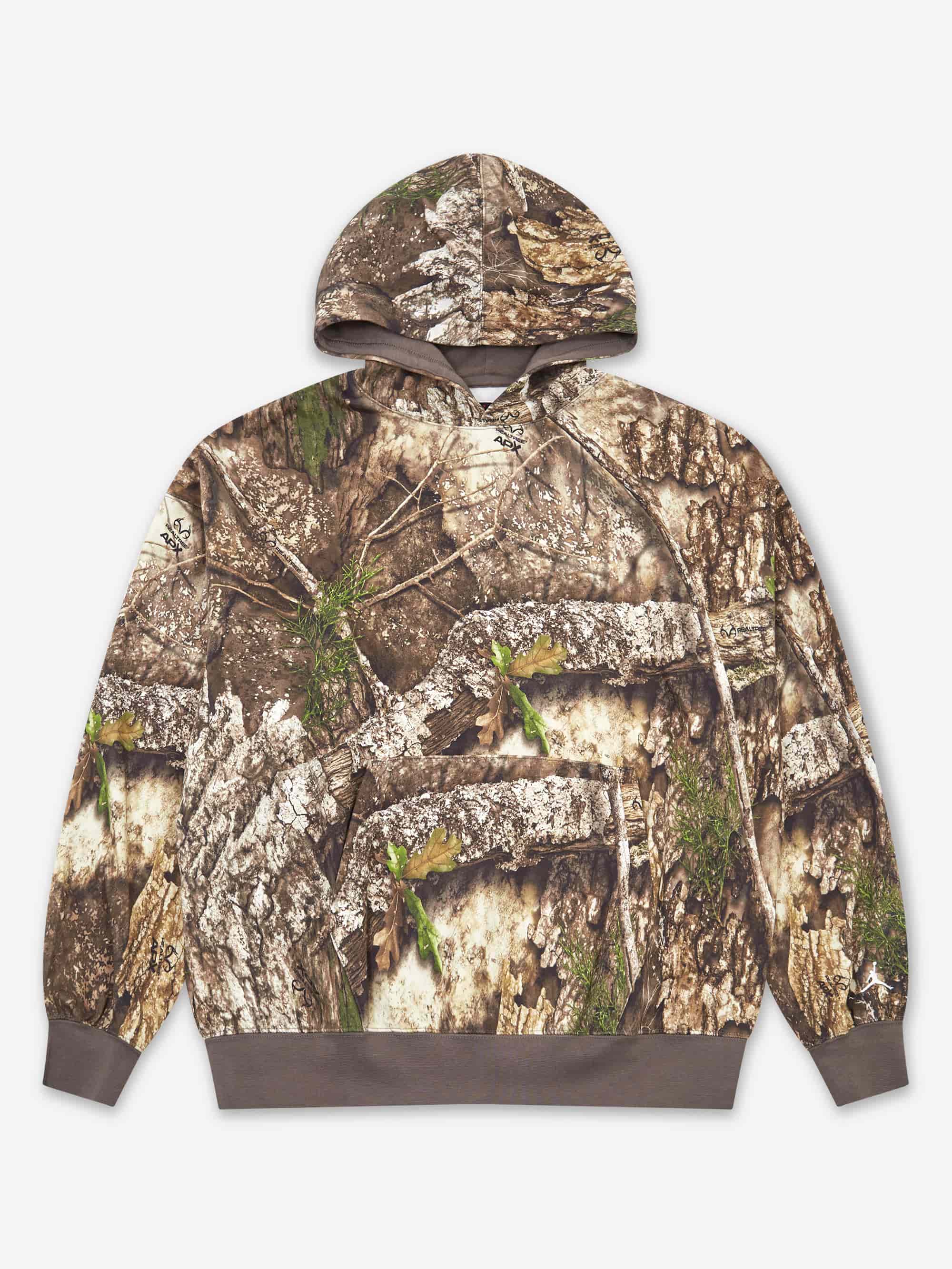 Jordan Brooklyn Fleece Realtree Pullover Hoodie - Medium Olive/Sail ...