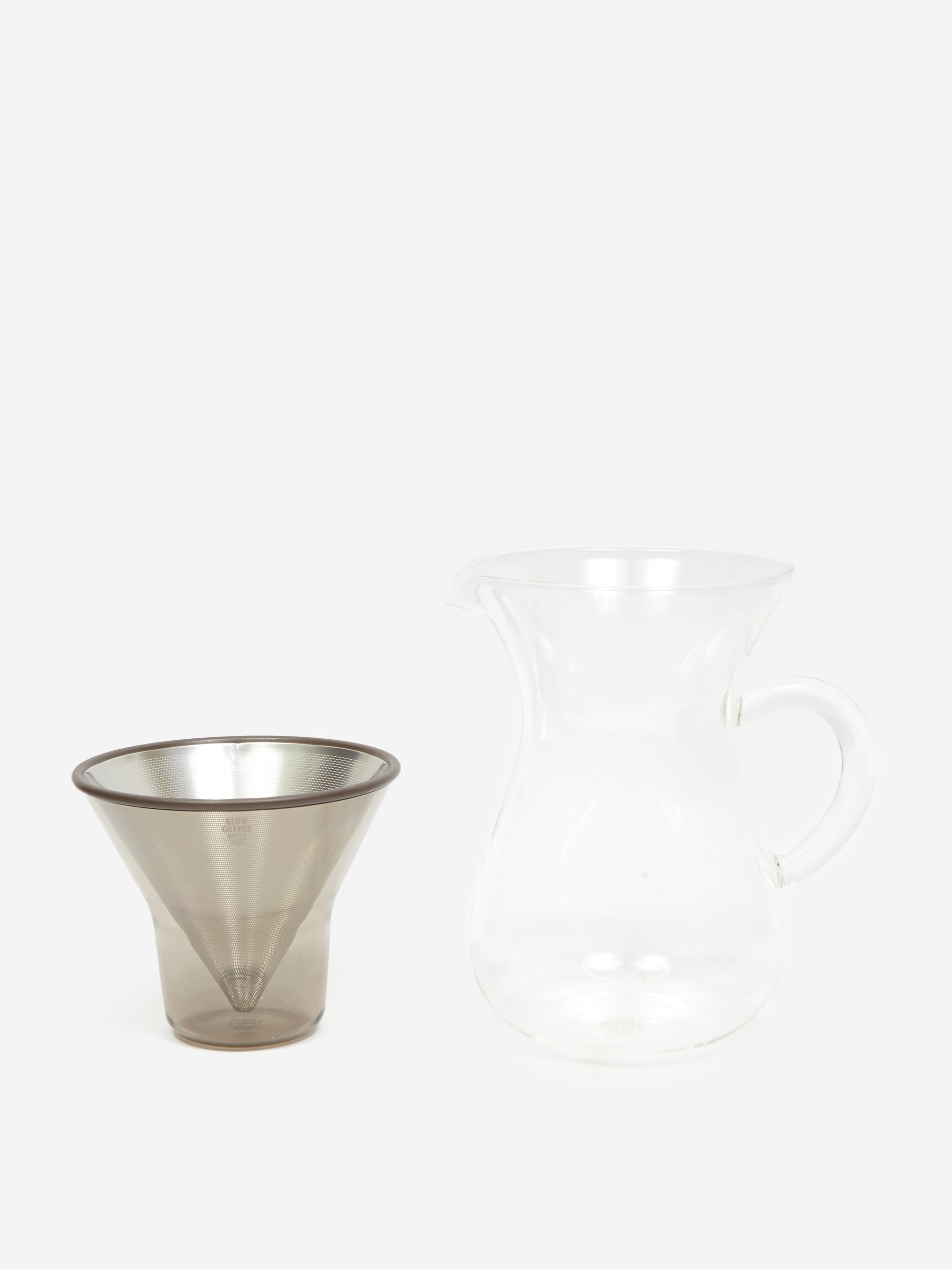 Kinto SCS-04-CC-ST Coffee Carafe Set 600ml - Stainless Steel – Goodhood