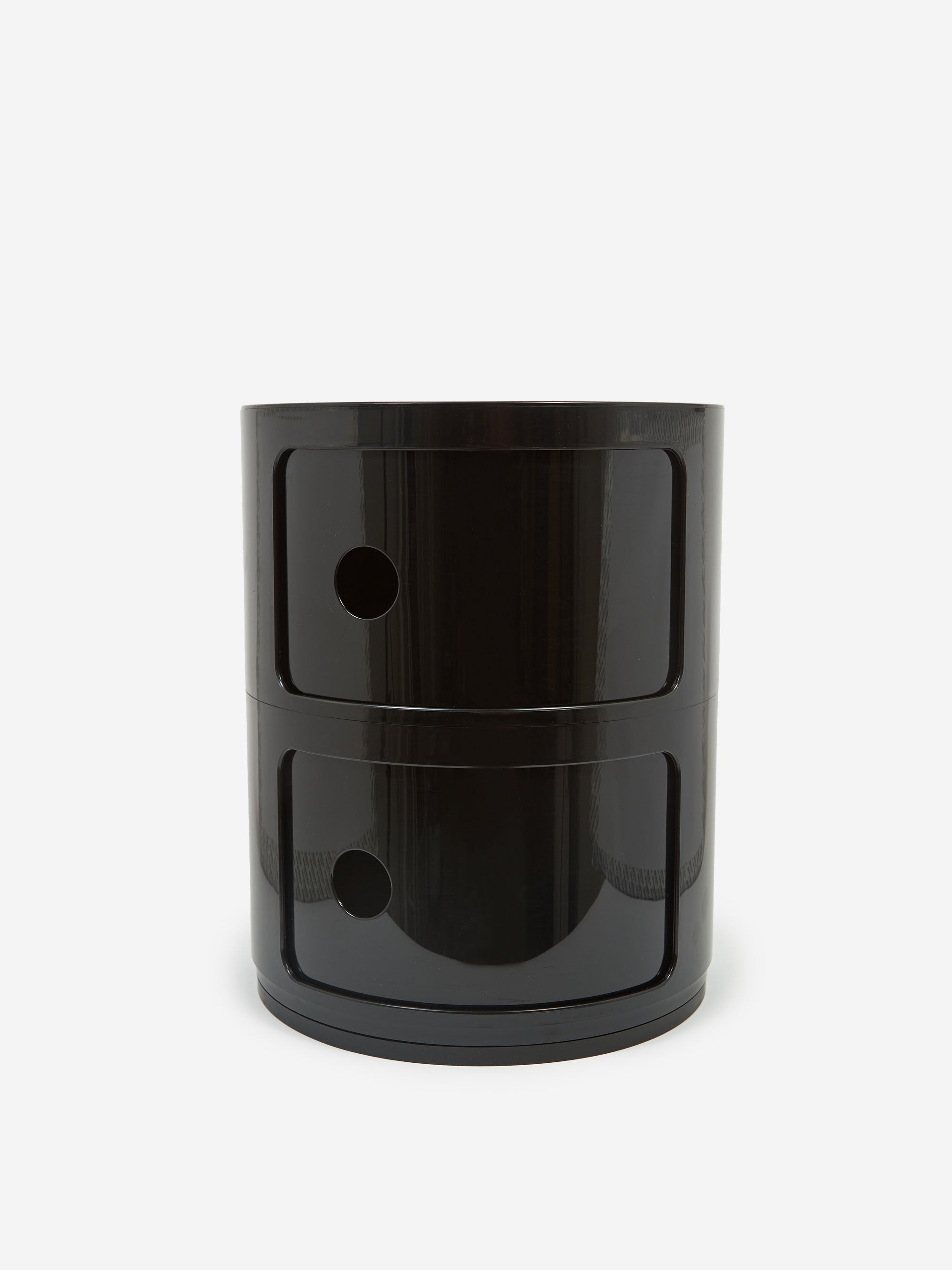 Kartell Componibili 2 Tier Storage Unit Side Table - Black – Goodhood