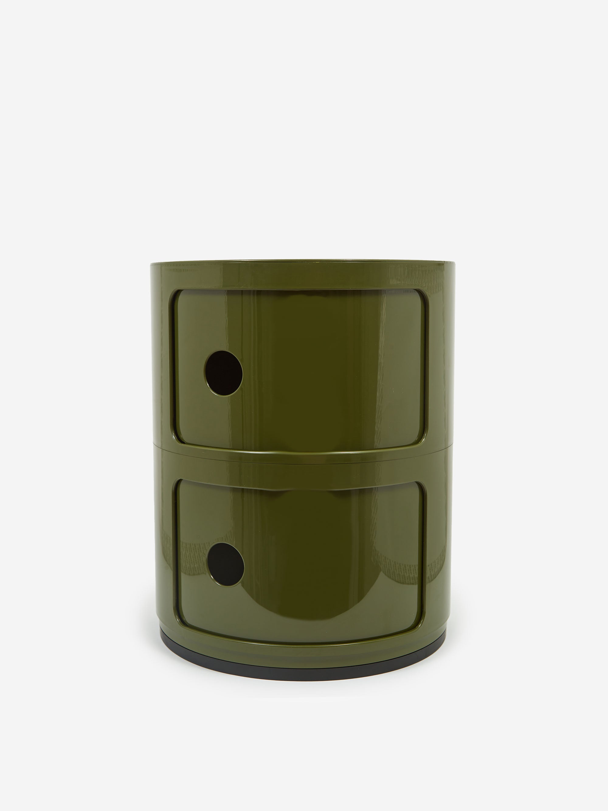 Kartell Componibili 2 Tier Storage Unit Side Table - Green – Goodhood