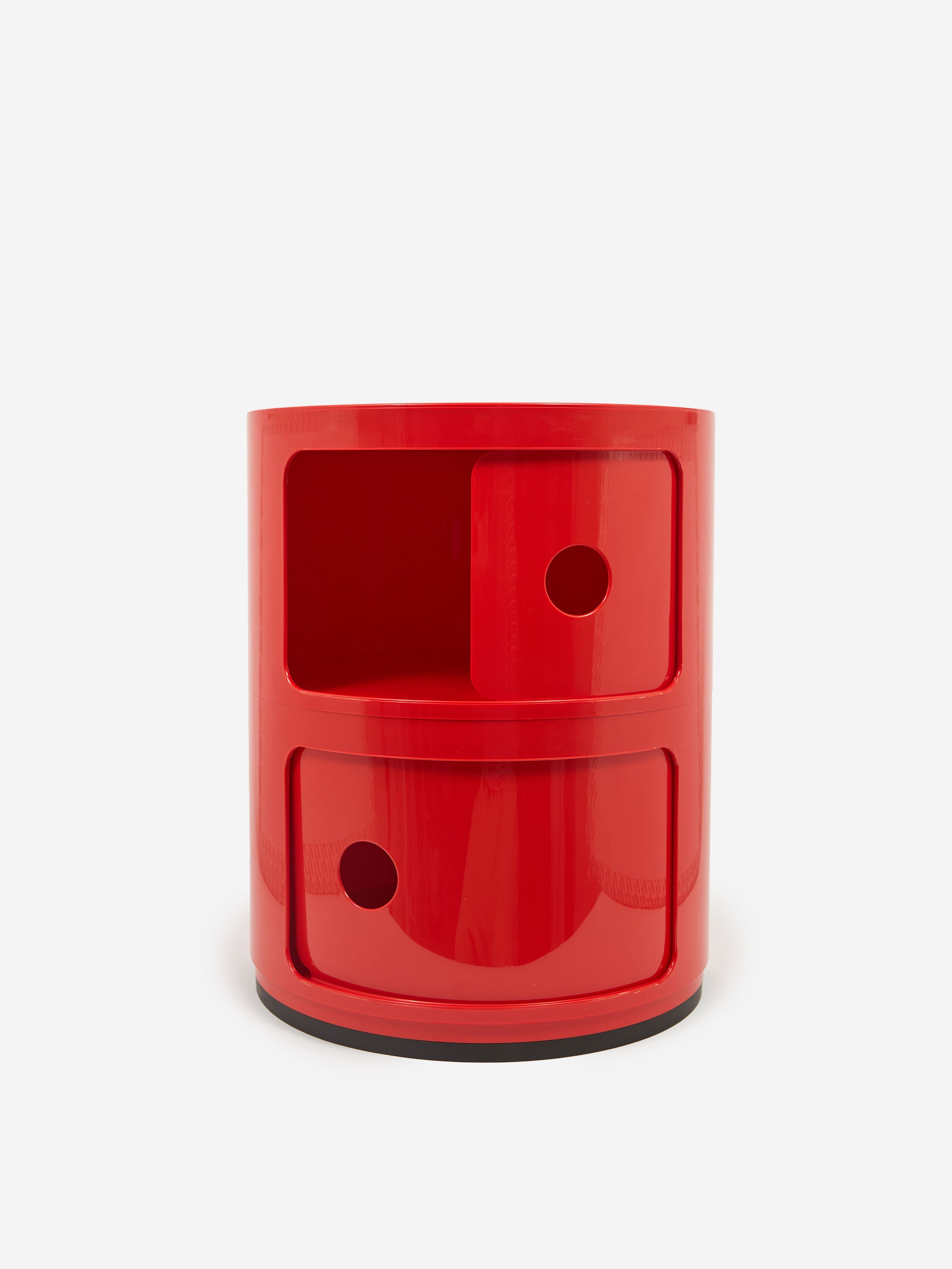 Kartell Componibili 2 Tier Storage Unit Side Table - Red – Goodhood