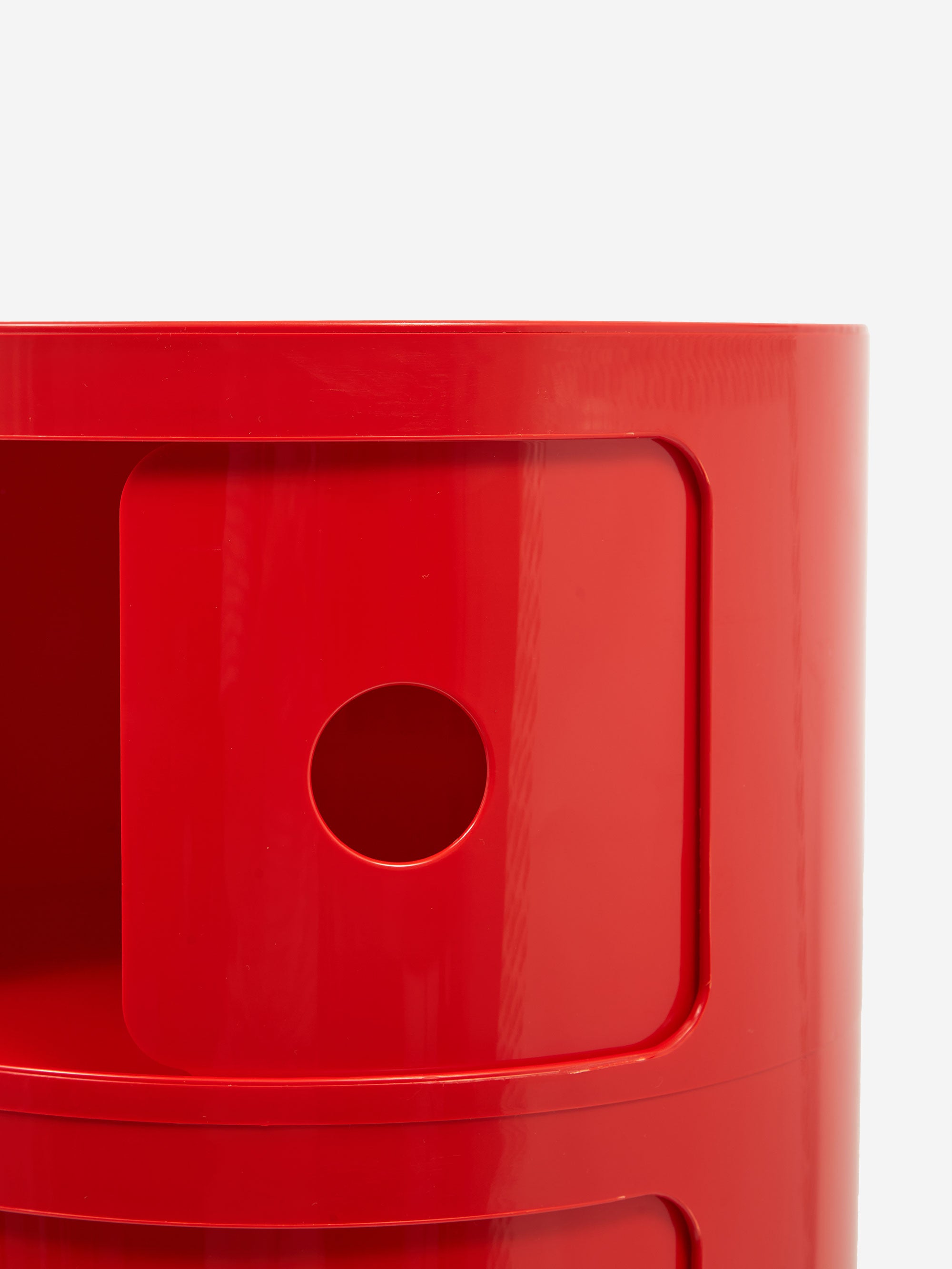 Kartell Componibili 2 Tier Storage Unit Side Table - Red – Goodhood