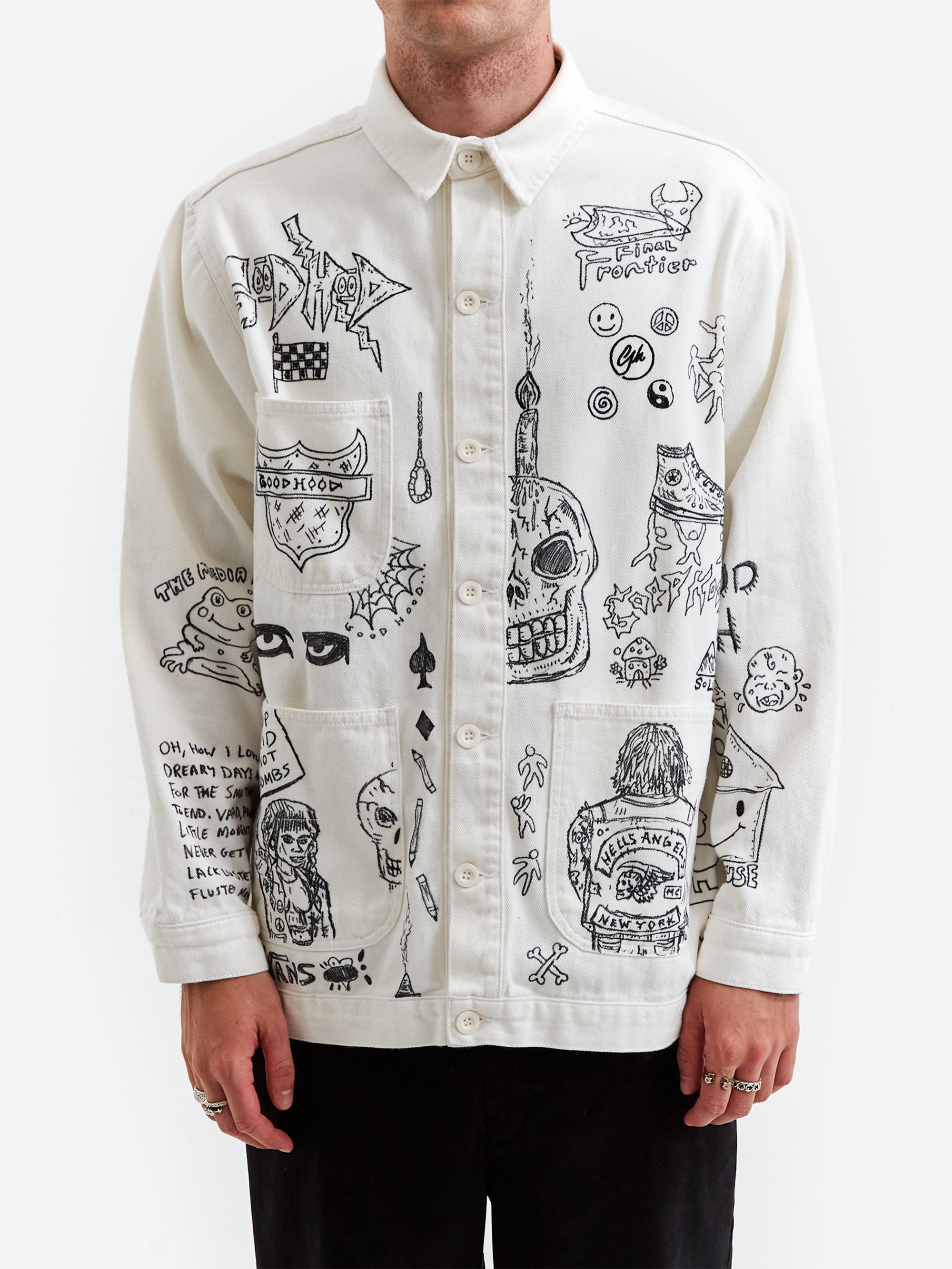 Goodhood x Rebel Yuth Hand Customised Store Worker Jacket - Large No 2