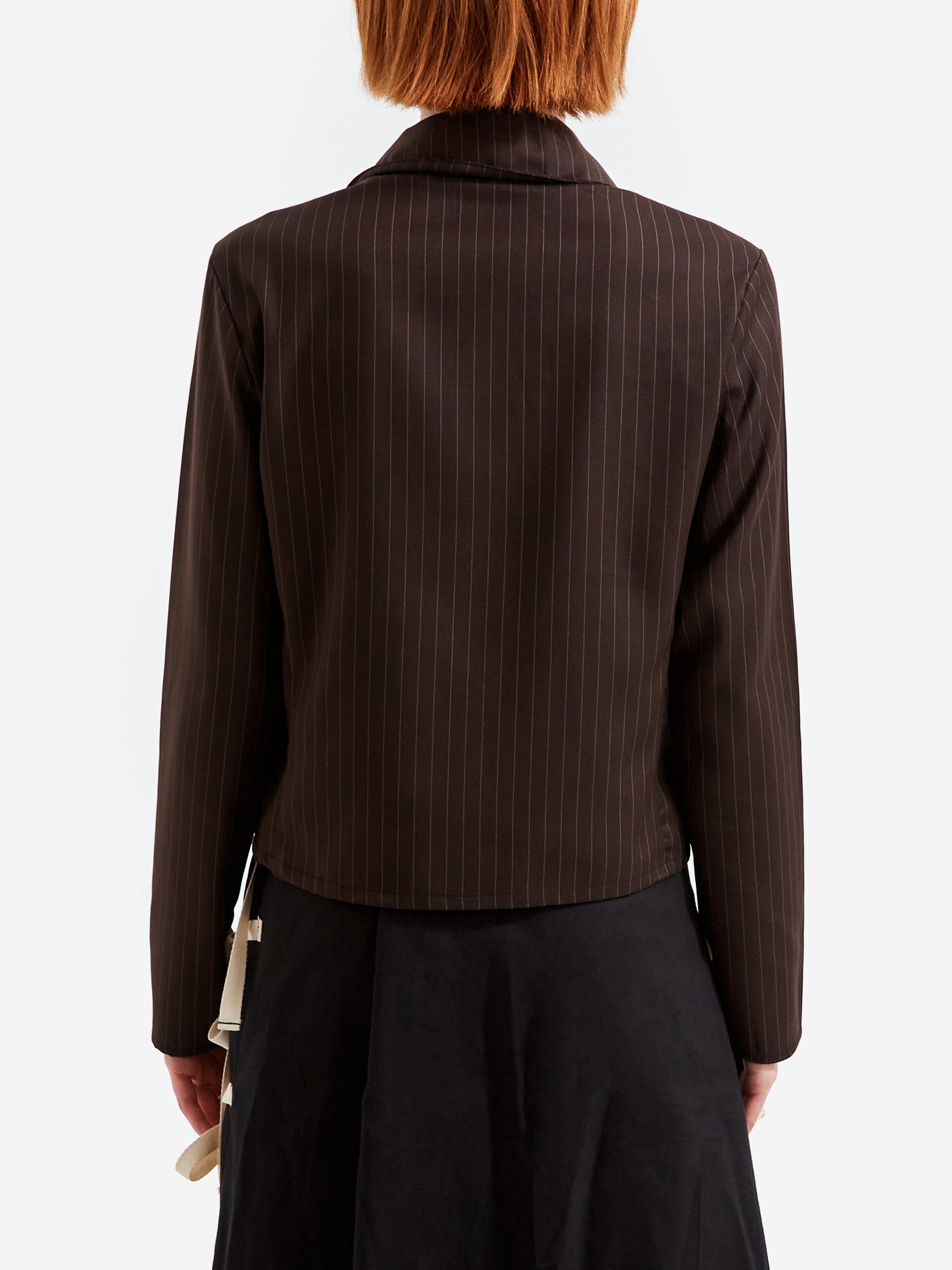 Lauren Perrin Sailor Jacket - Brown Stipe – Goodhood
