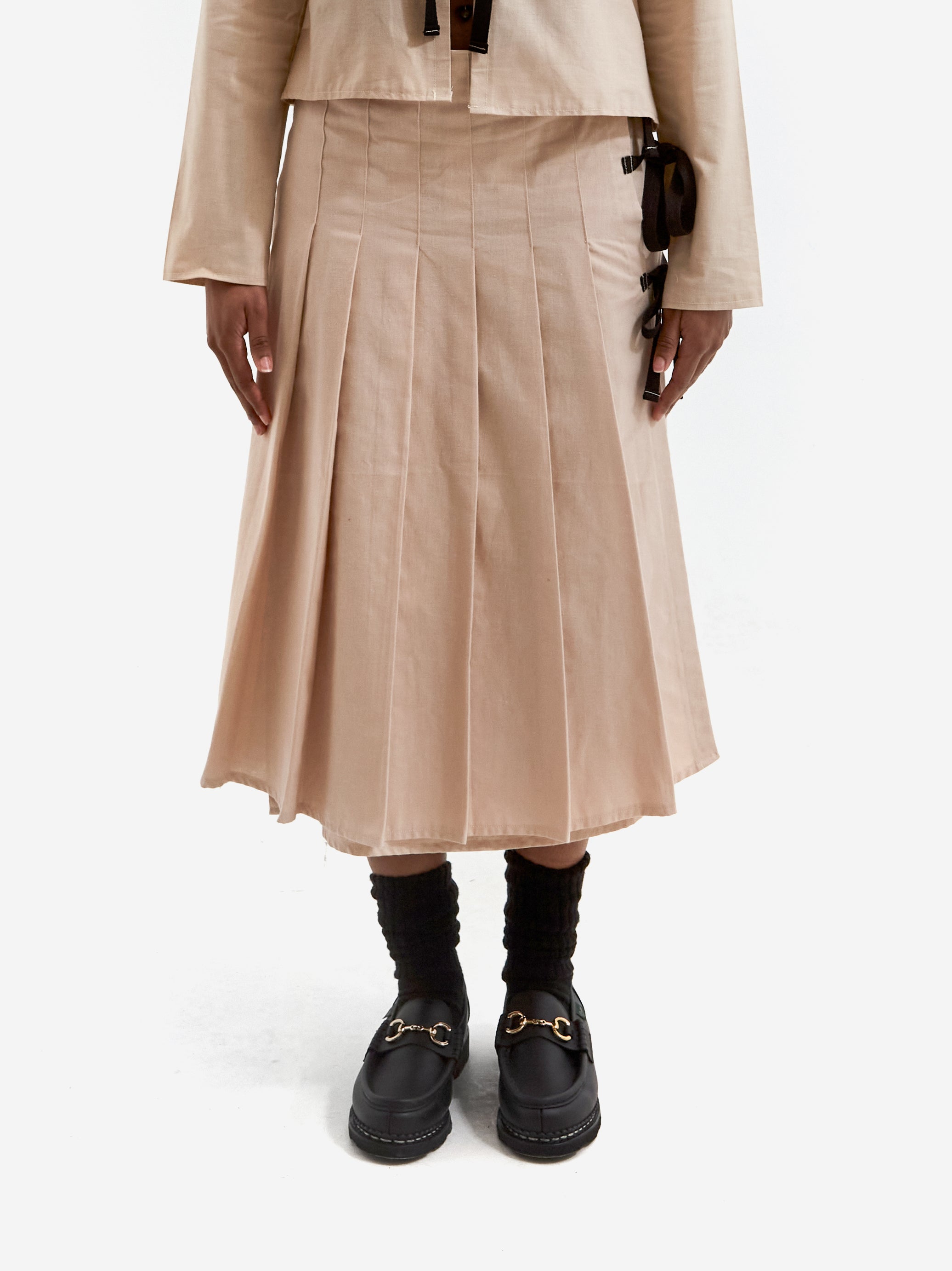 Lauren Perrin Sailor Skirt - Beige – Goodhood