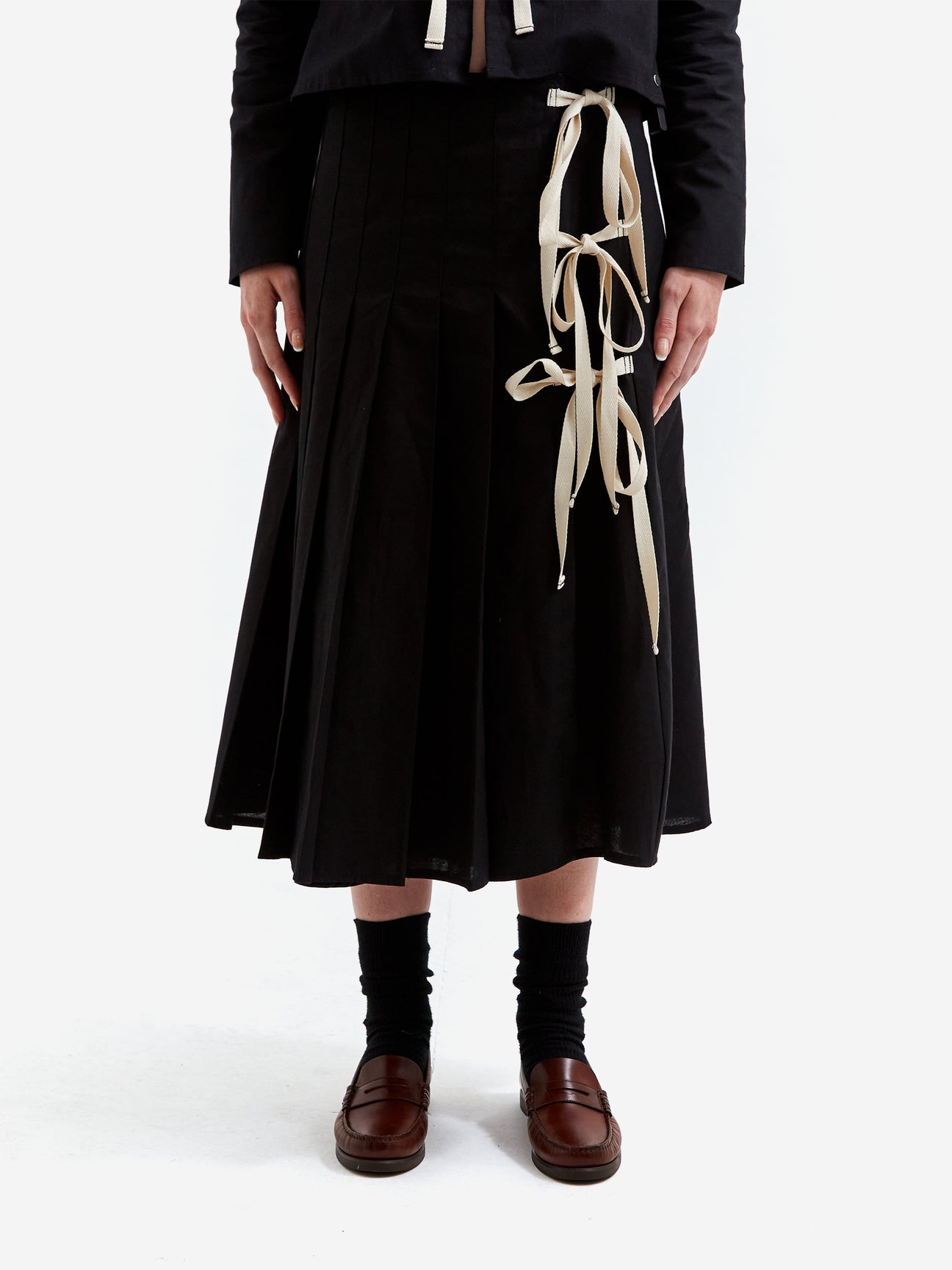 Lauren Perrin Sailor Skirt - Black – Goodhood