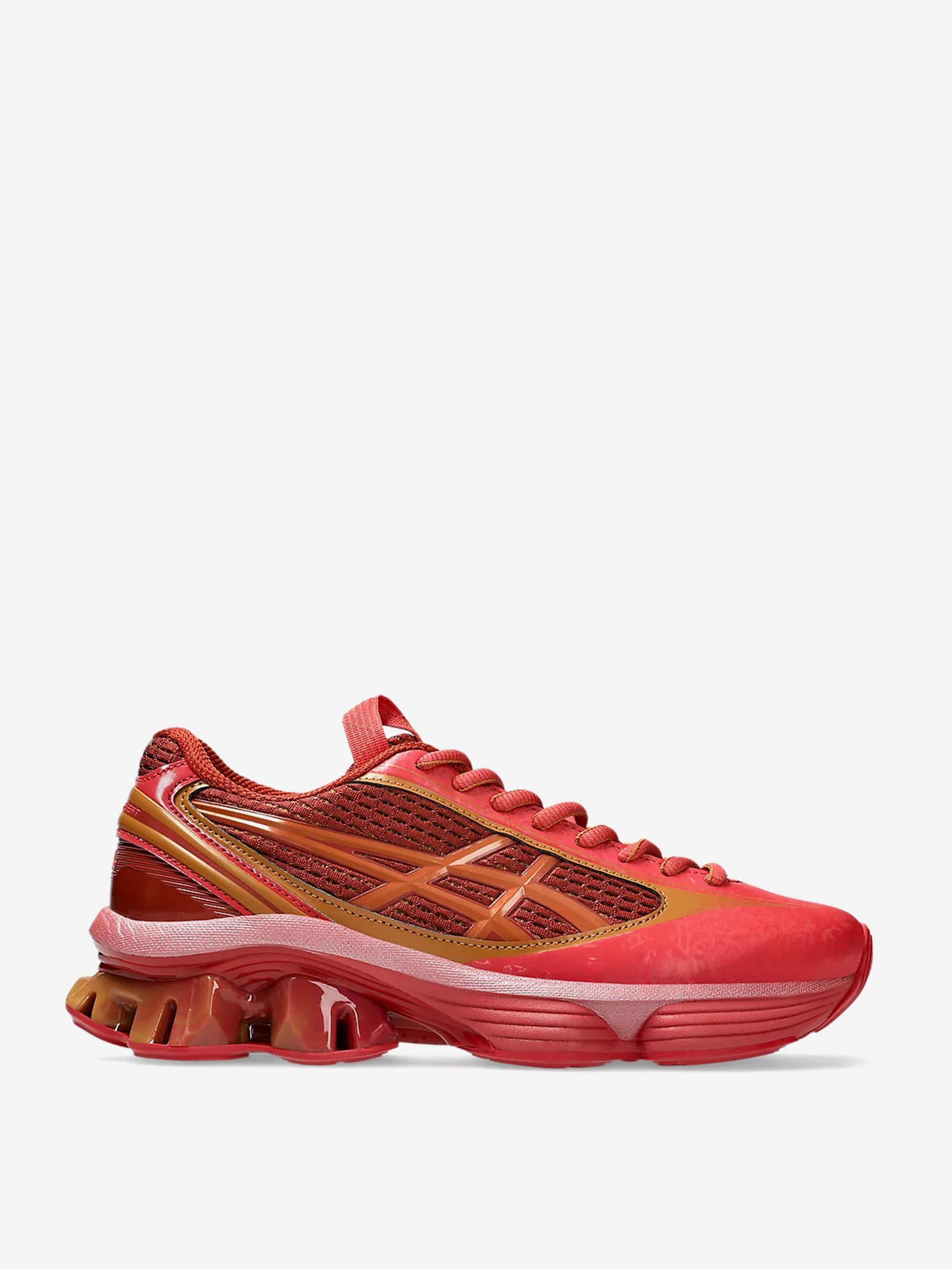 Asics x Kiko Us6-S Gel-Kinetic Fluent - Cayenne/Copperhead – Goodhood