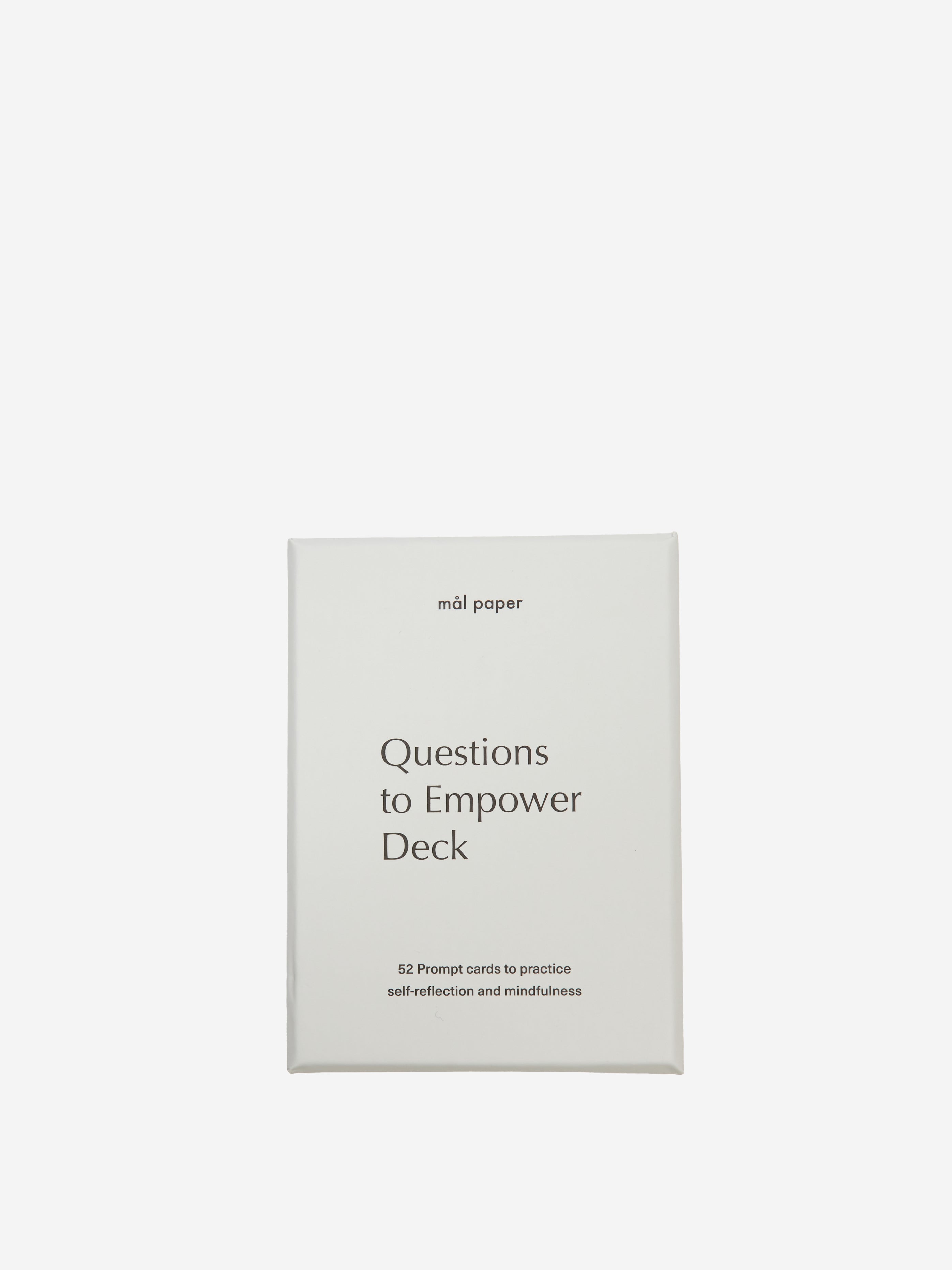 Mal Paper Questions To Empower Card Deck – Goodhood