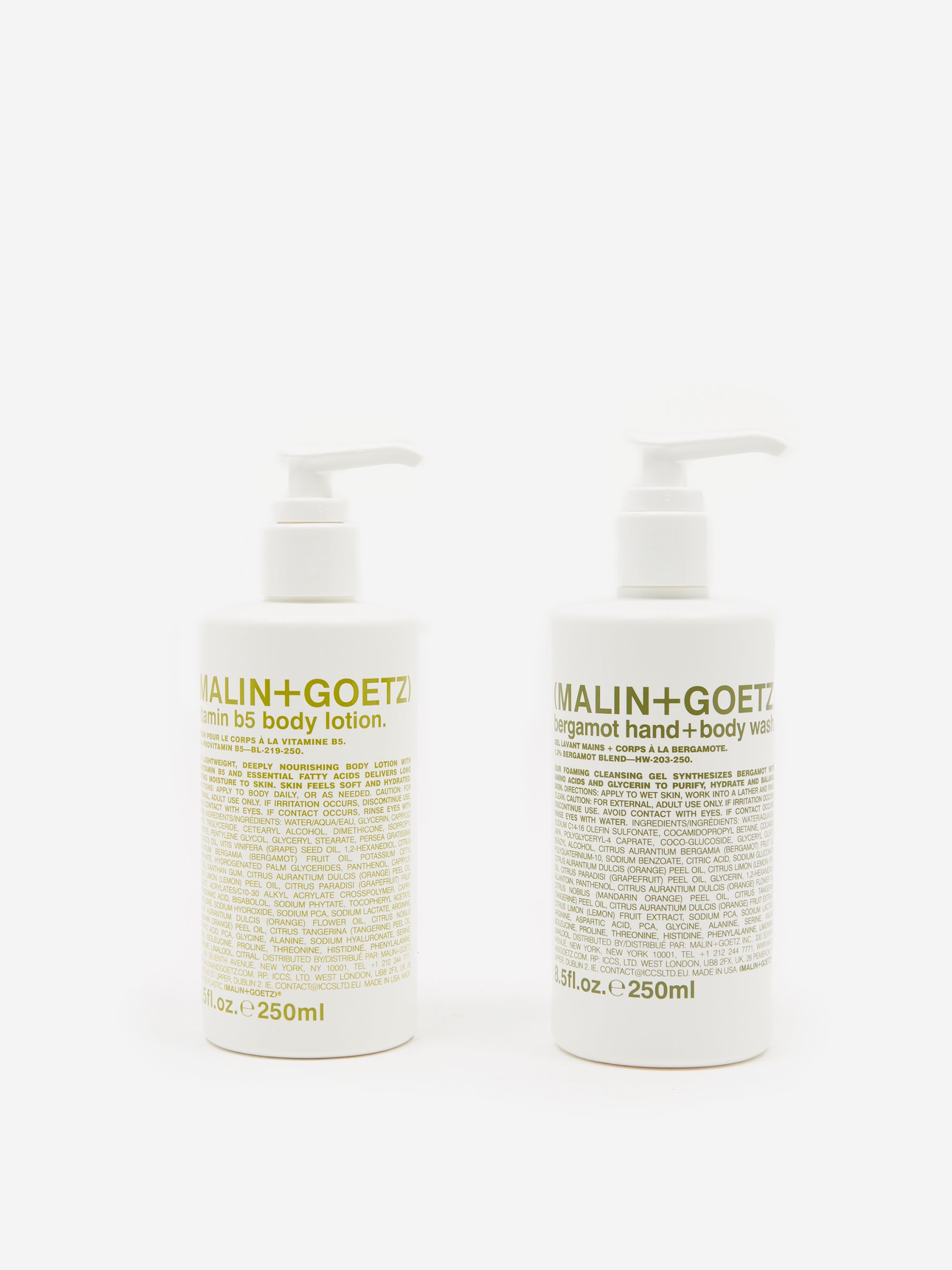 Malin+Goetz The Bright Side Gift Set - Bergamont Wash + B5 Lotion ...