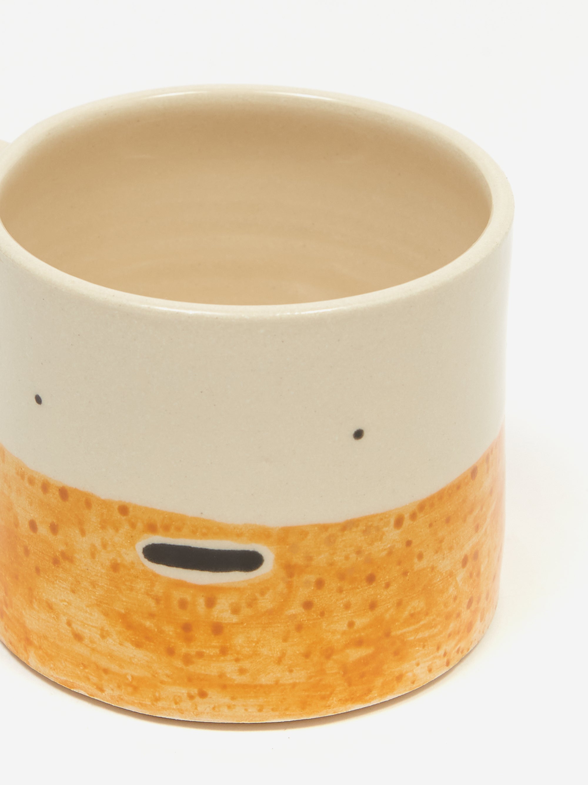 Modern Pottery Shop Flat White Cup - Ginger Stubble – Goodhood