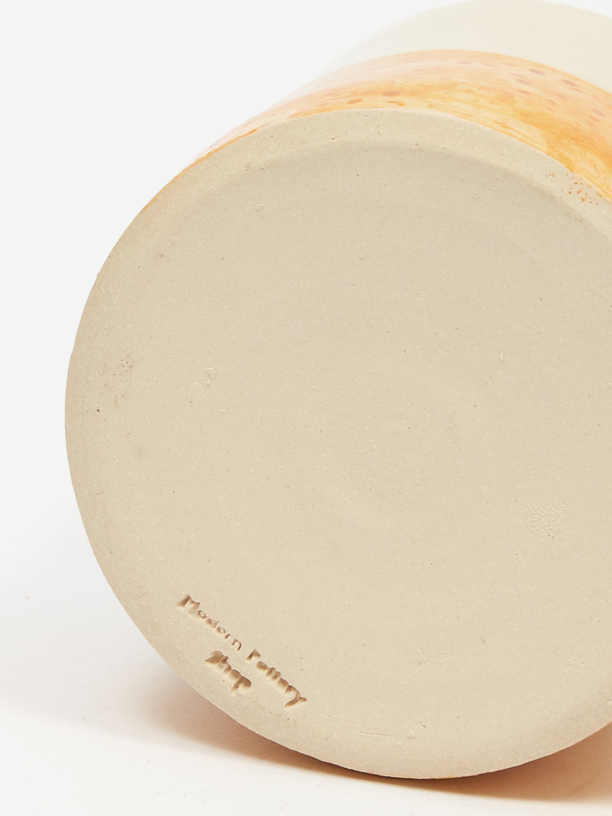 Modern Pottery Shop Flat White Cup - Ginger Stubble – Goodhood