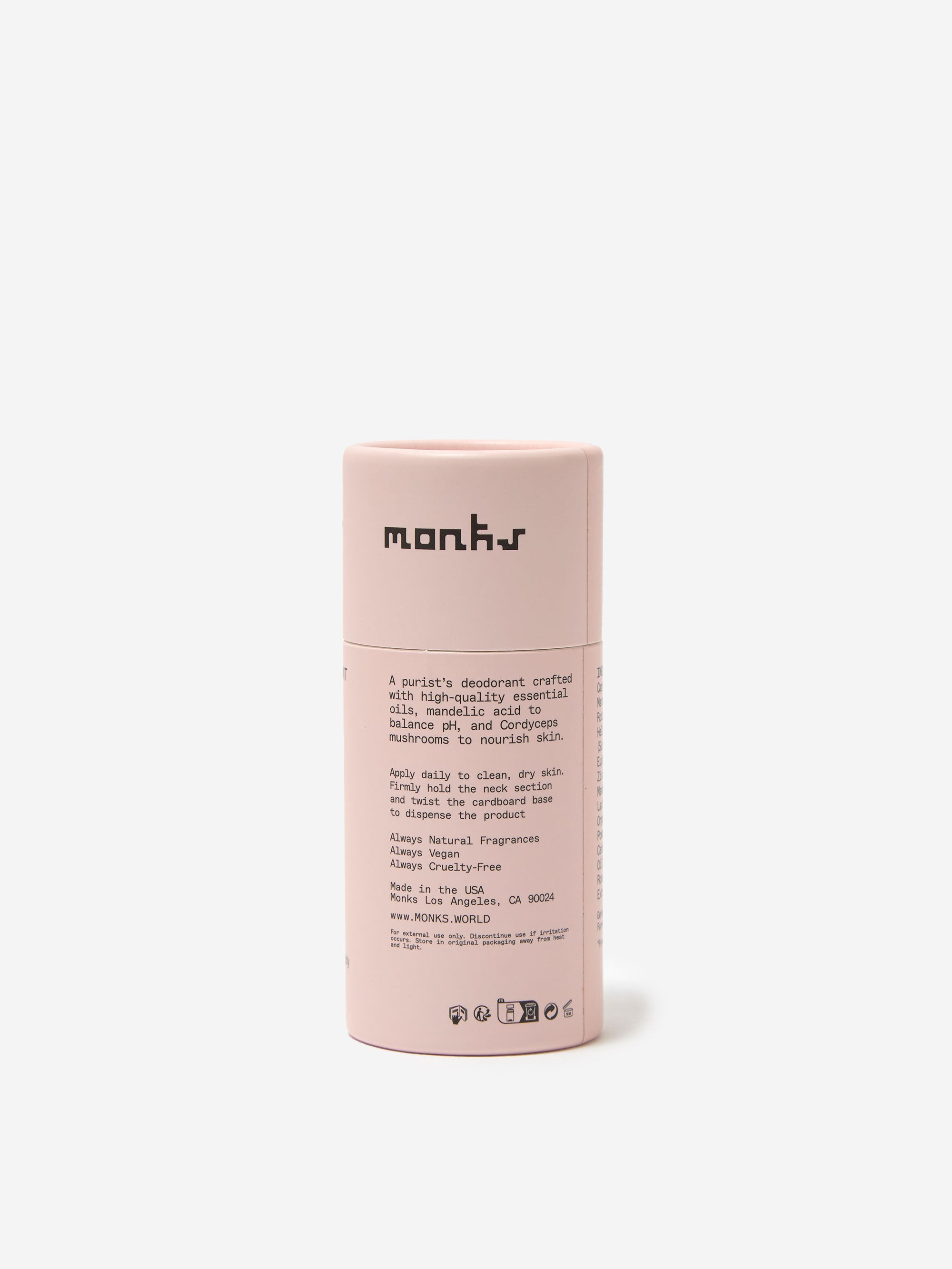 Monks Deodorant - Atlas Rose – Goodhood