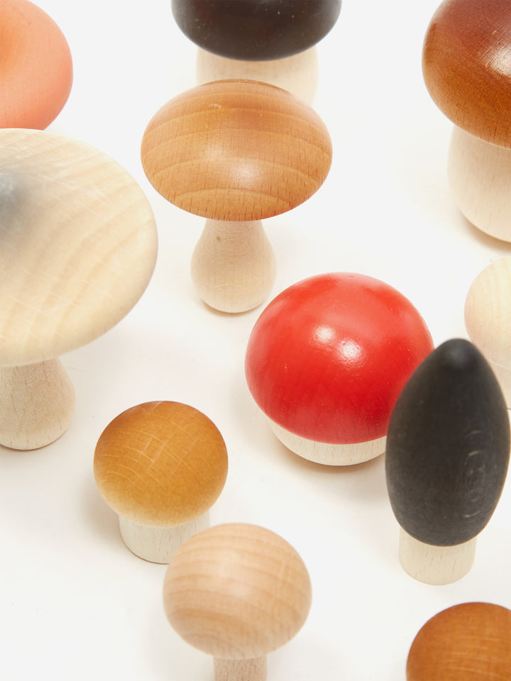 Moon Picnic Wooden Forest Mushrooms Set – Goodhood