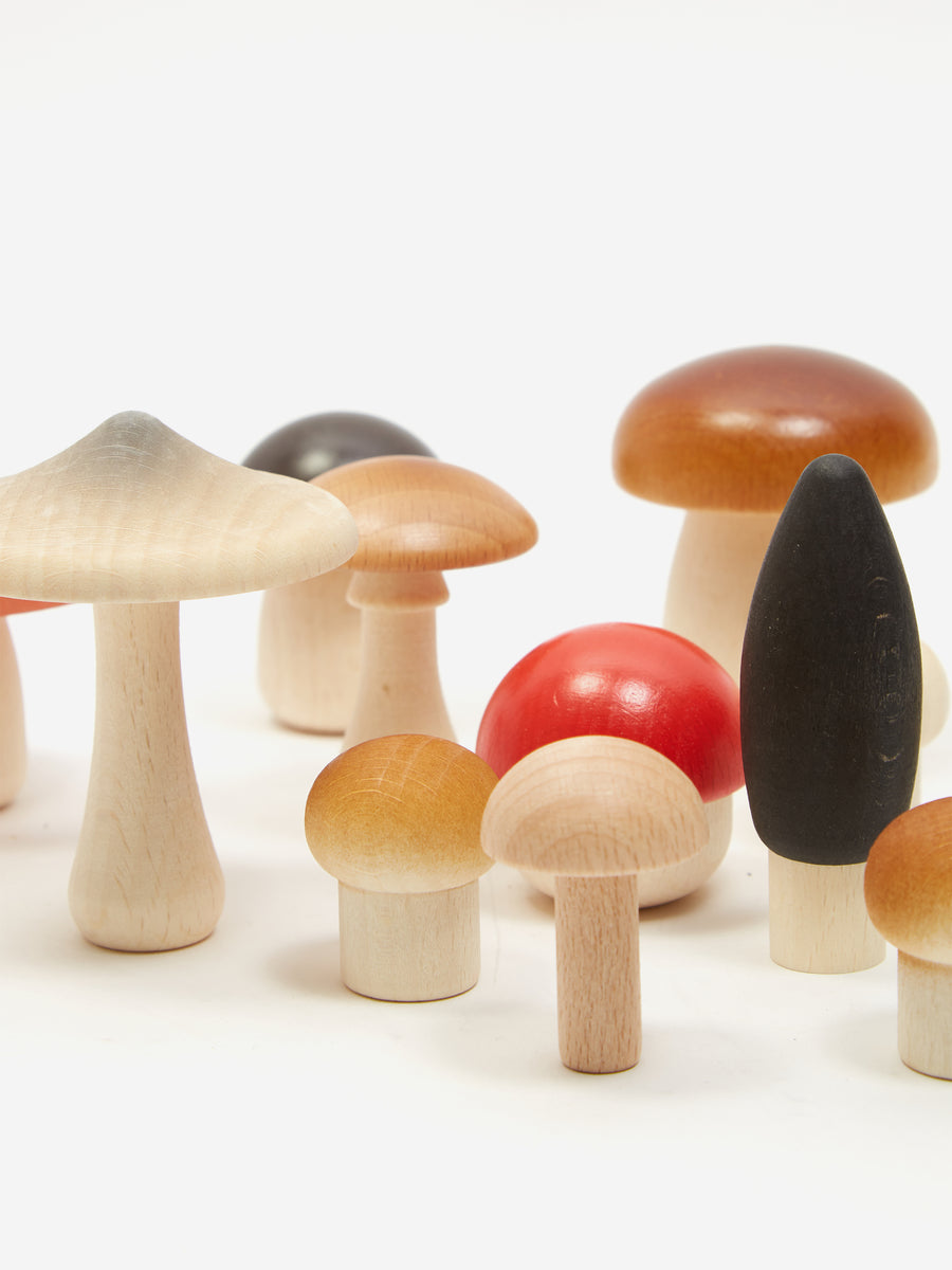 Moon Picnic Wooden Forest Mushrooms Set – Goodhood