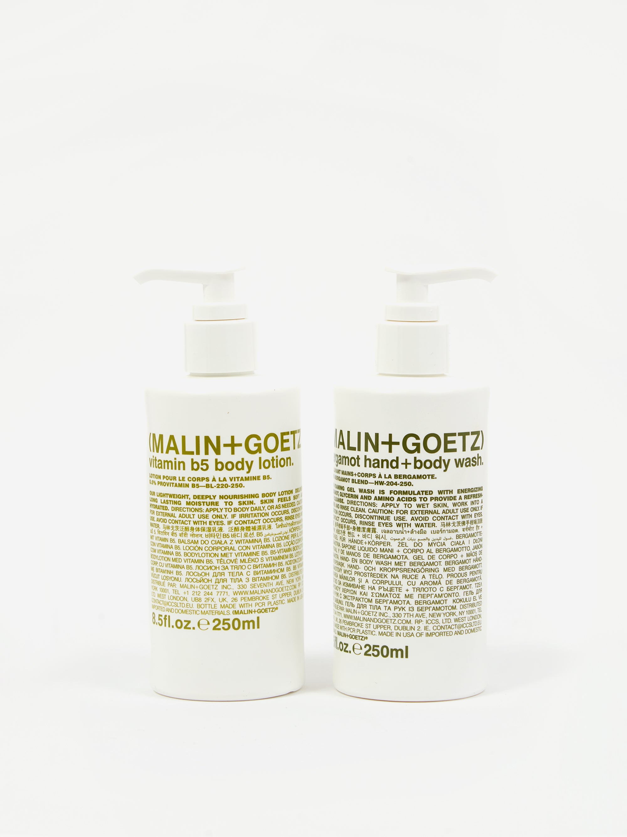Malin+Goetz The Bright Side Gift Set - Bergamot Wash + B5 Lotion 2024 ...