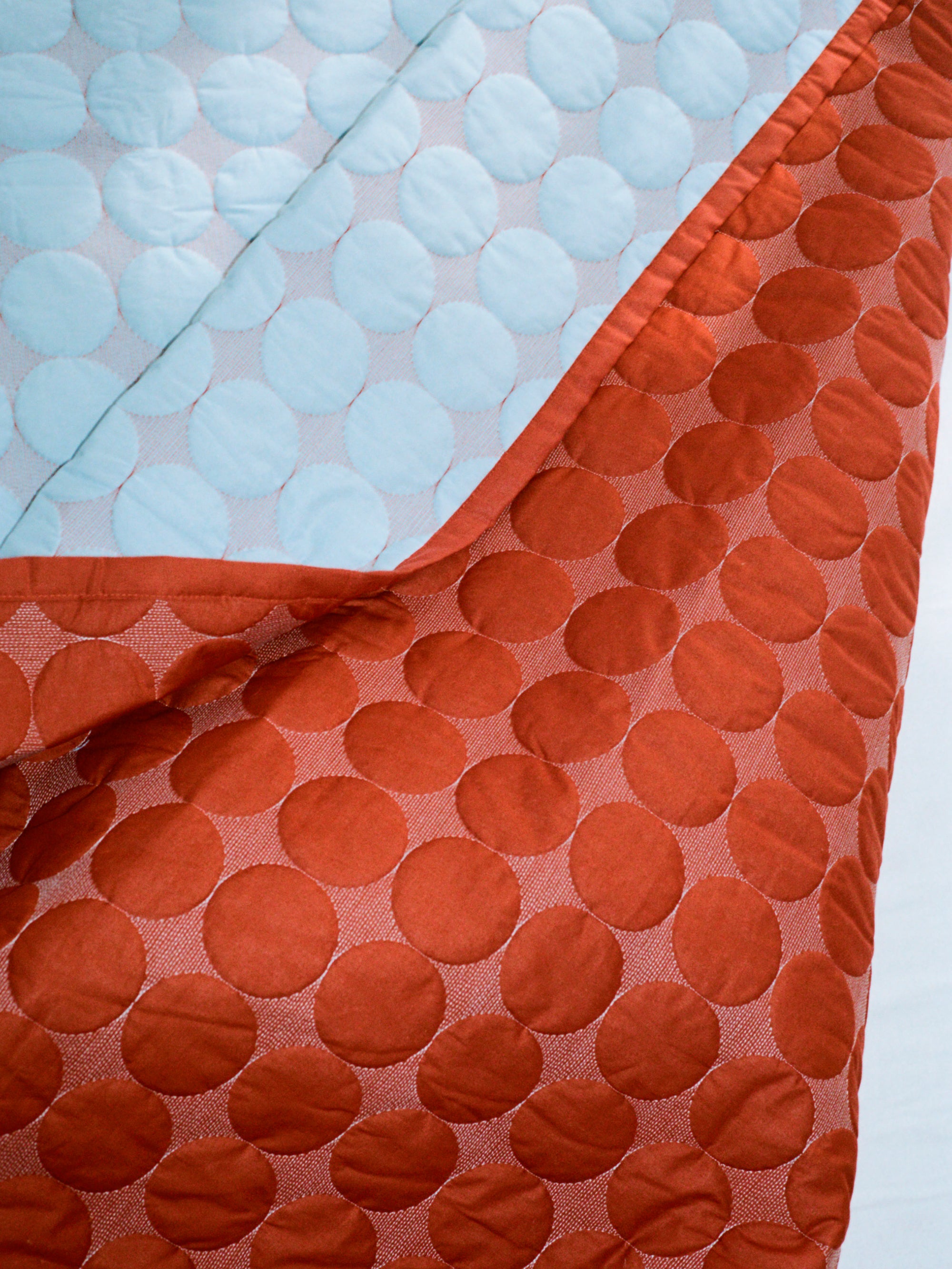 HAY Mega Dot Bed Spread 195m x 245cm - Light Blue – Goodhood