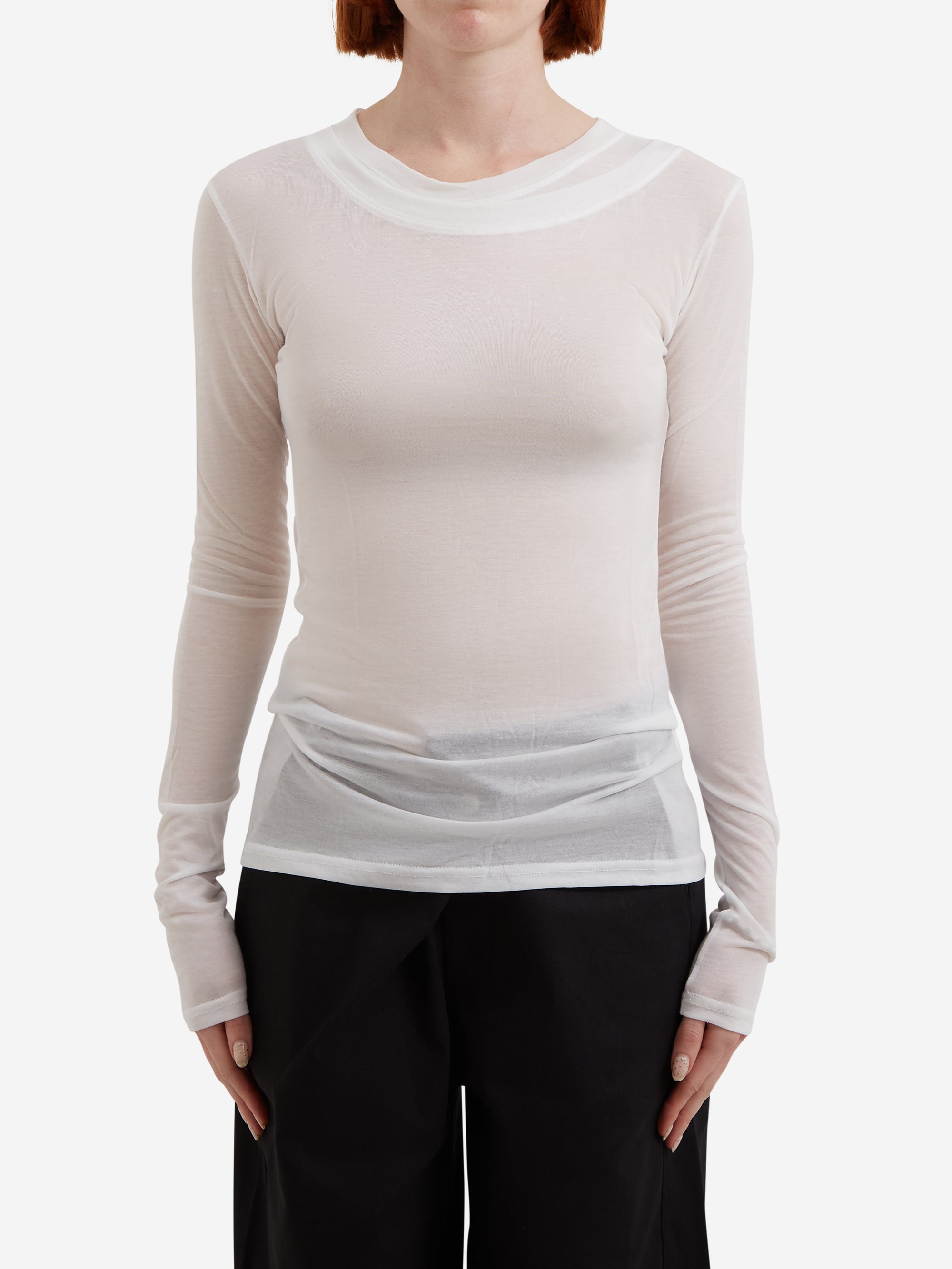 NACHE Layered Basic Long Sleeve - Ivory – Goodhood
