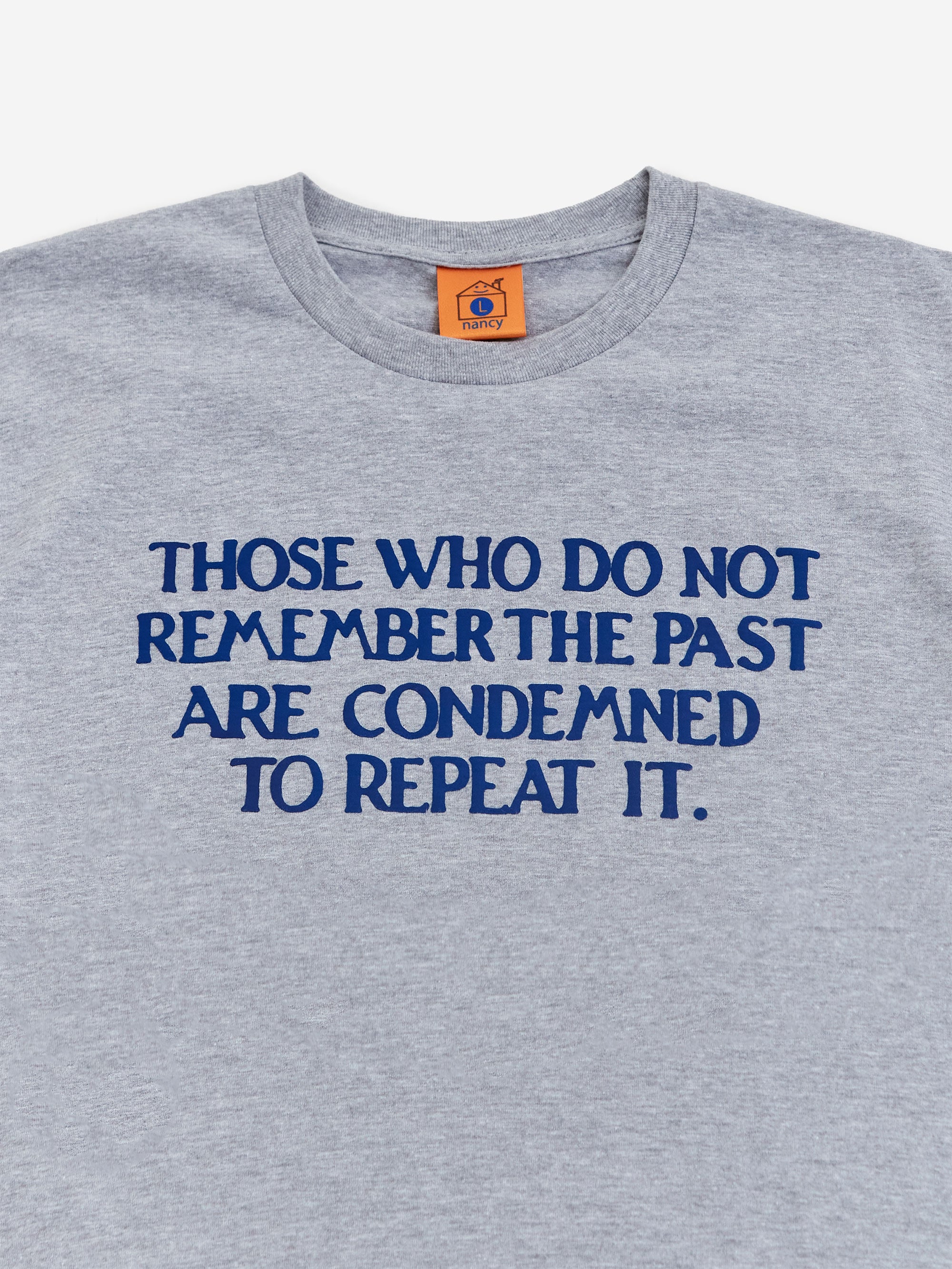 Nancy Great Idea T-Shirt - Grey Heather – Goodhood