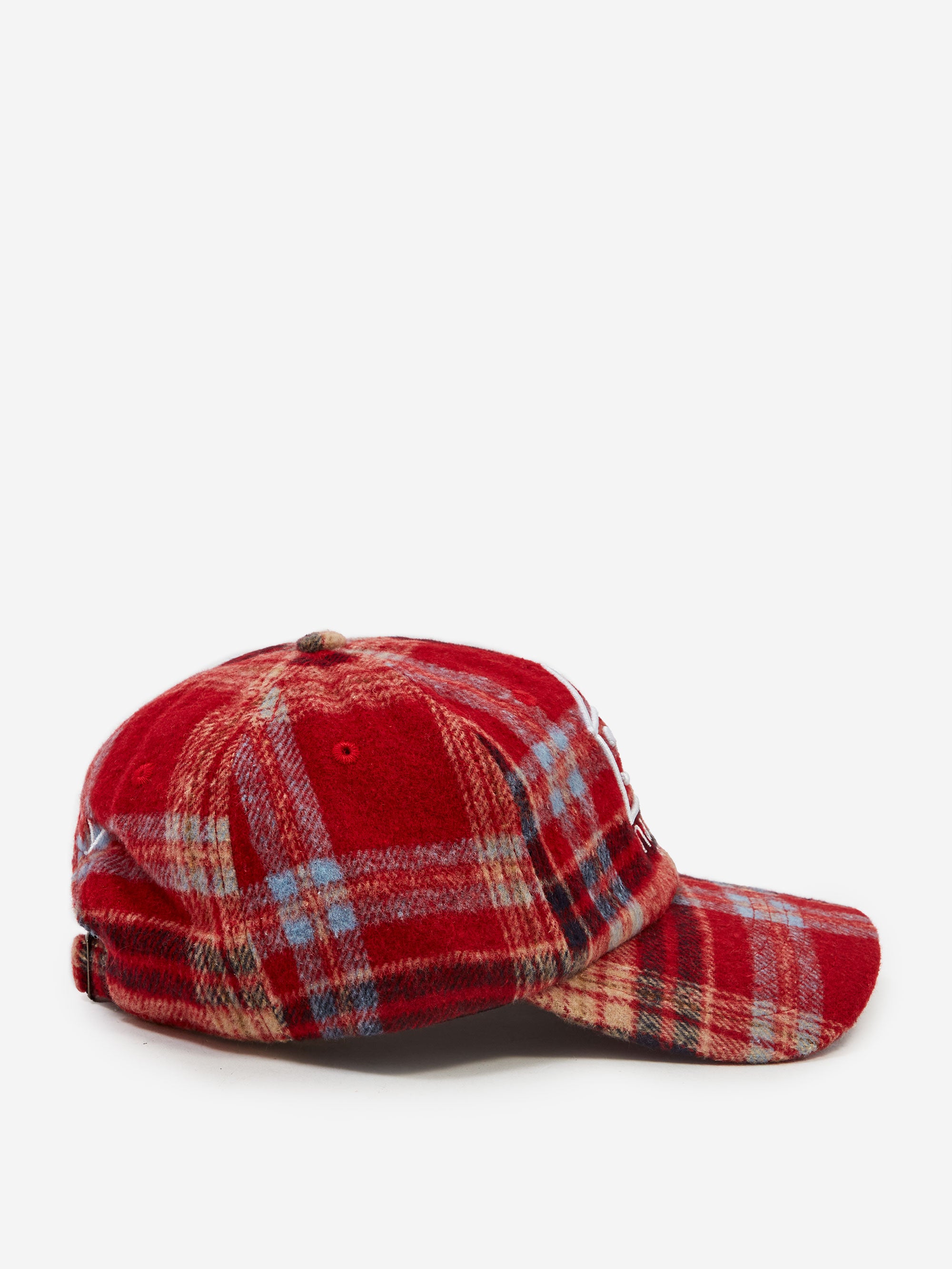 Nancy Plaid House 6-Panel Cap - Red – Goodhood
