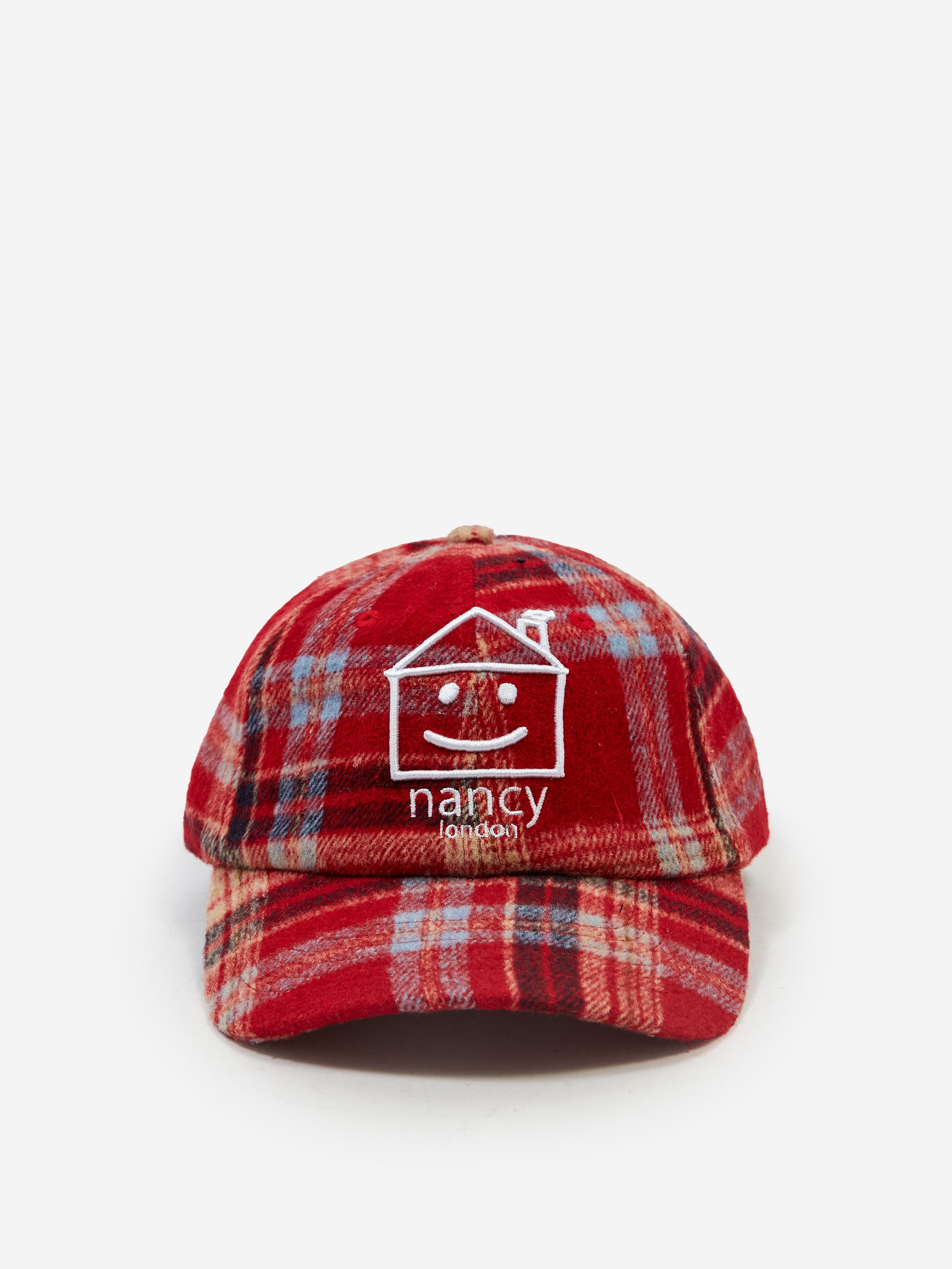Nancy Plaid House 6-Panel Cap - Red – Goodhood