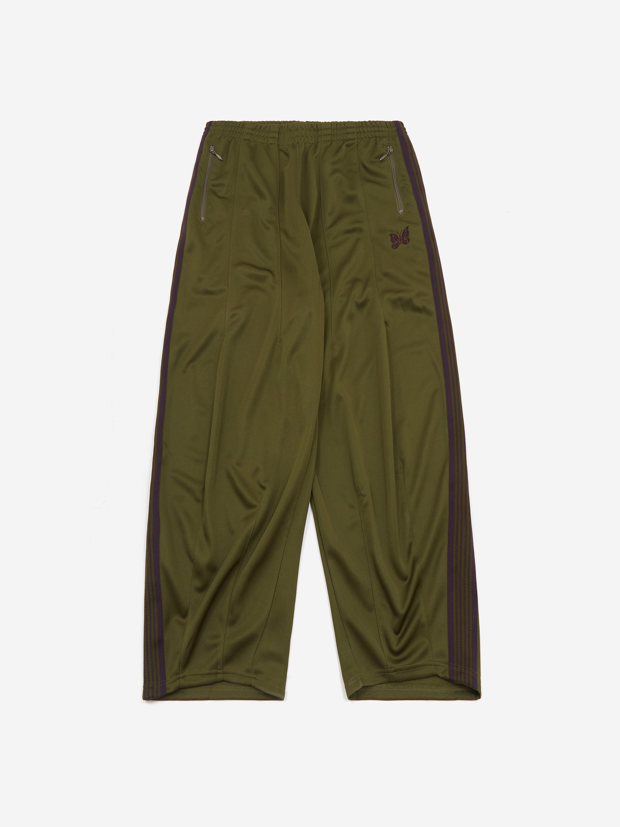 Needles H.D. Track Pant - Poly Smooth - Olive – Goodhood