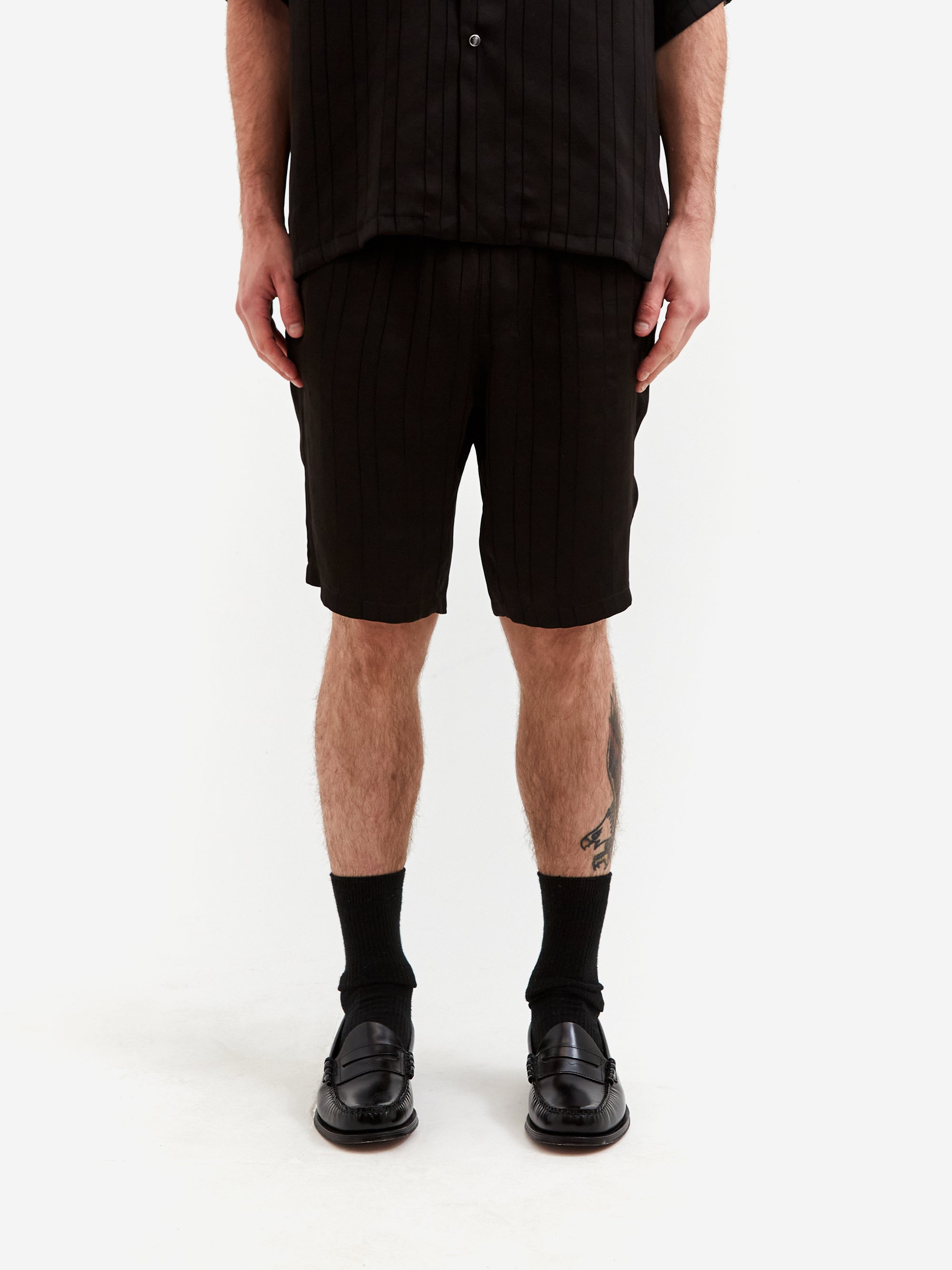 Needles String Cowboy Short - Georgette Black – Goodhood