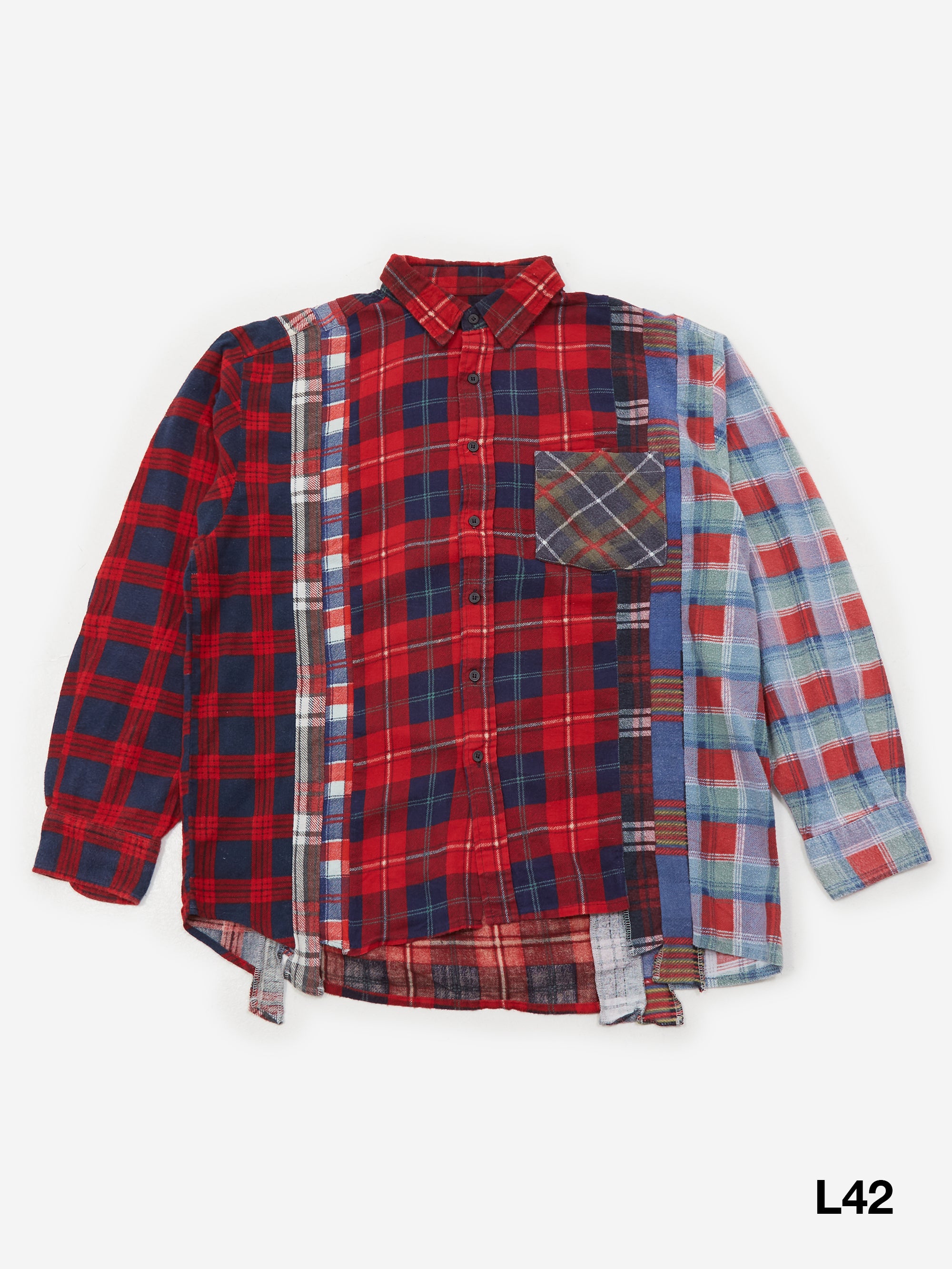 Needles Rebuild 7 Cuts Flannel Shirt - Assorted Sale 1 – Goodhood