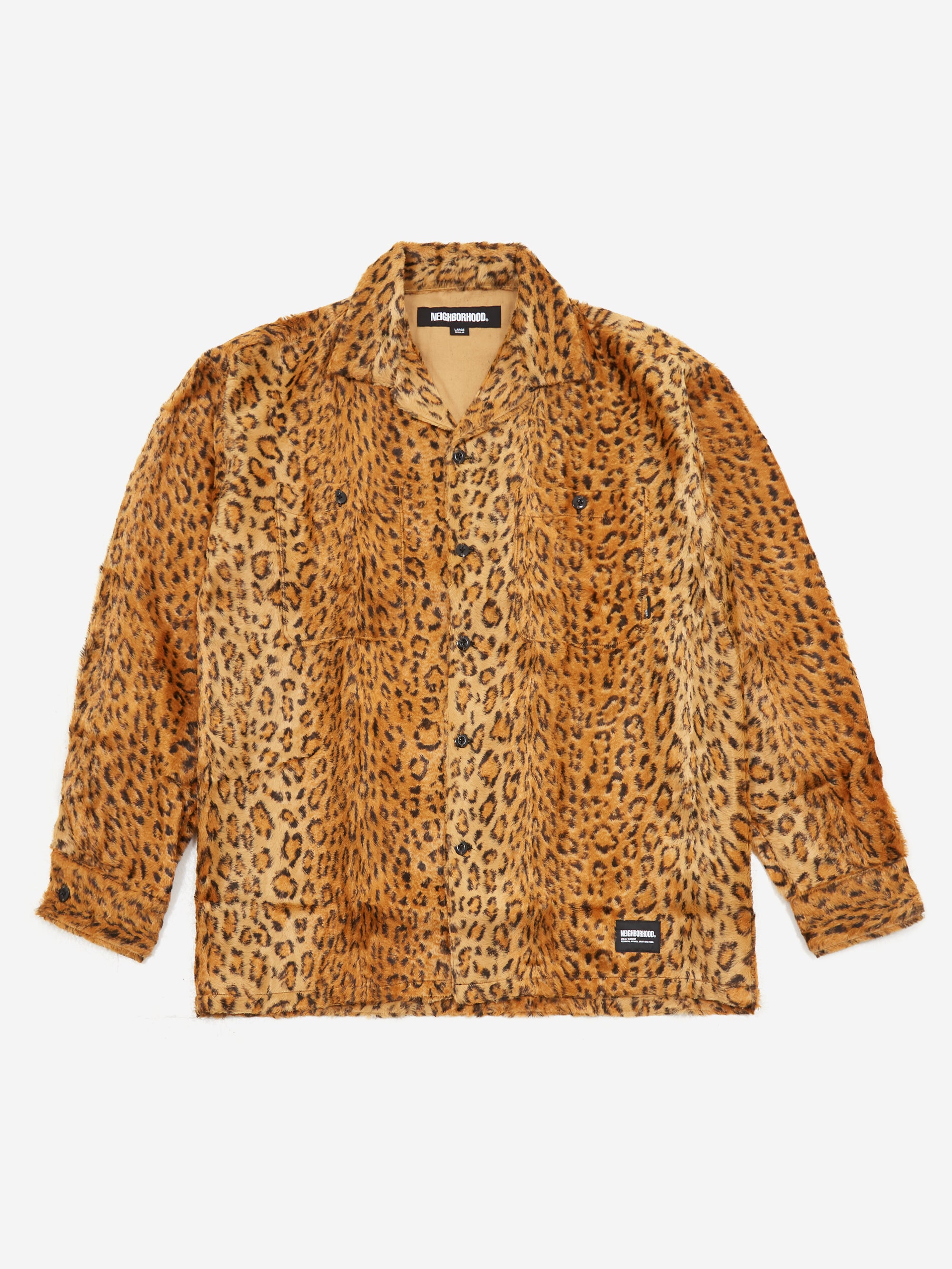 Neighborhood Fur Shirt Long Sleeve - Leopard – Goodhood