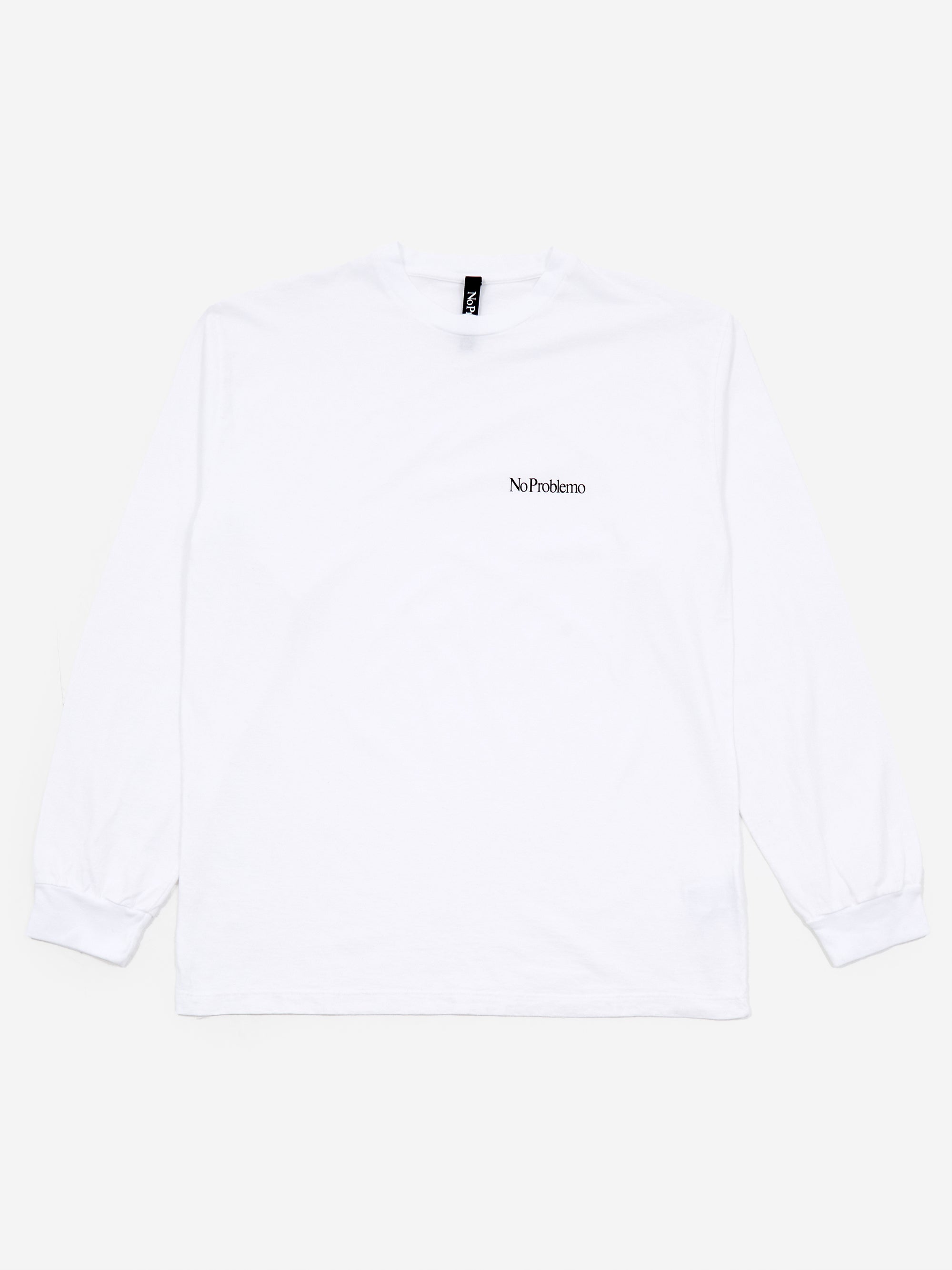 No Problem Mini Problemo Long-Sleeve T-Shirt - White – Goodhood