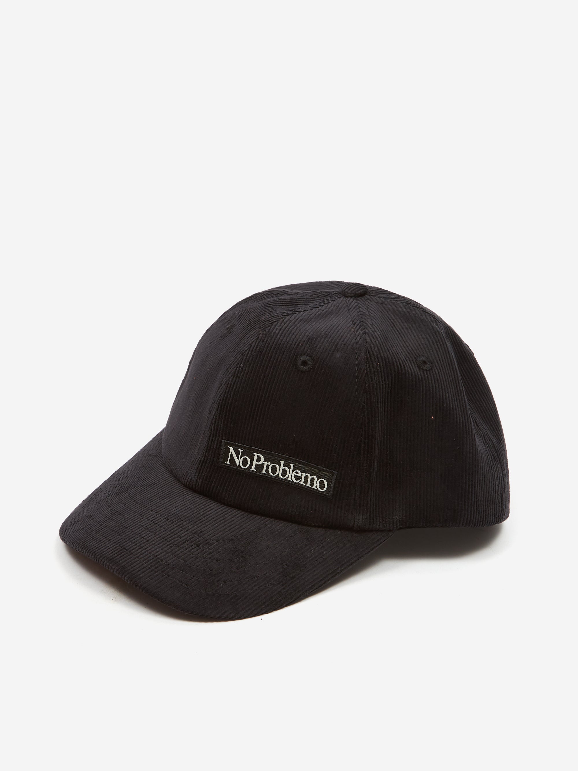 No Problemo Cord Cap - Black – Goodhood
