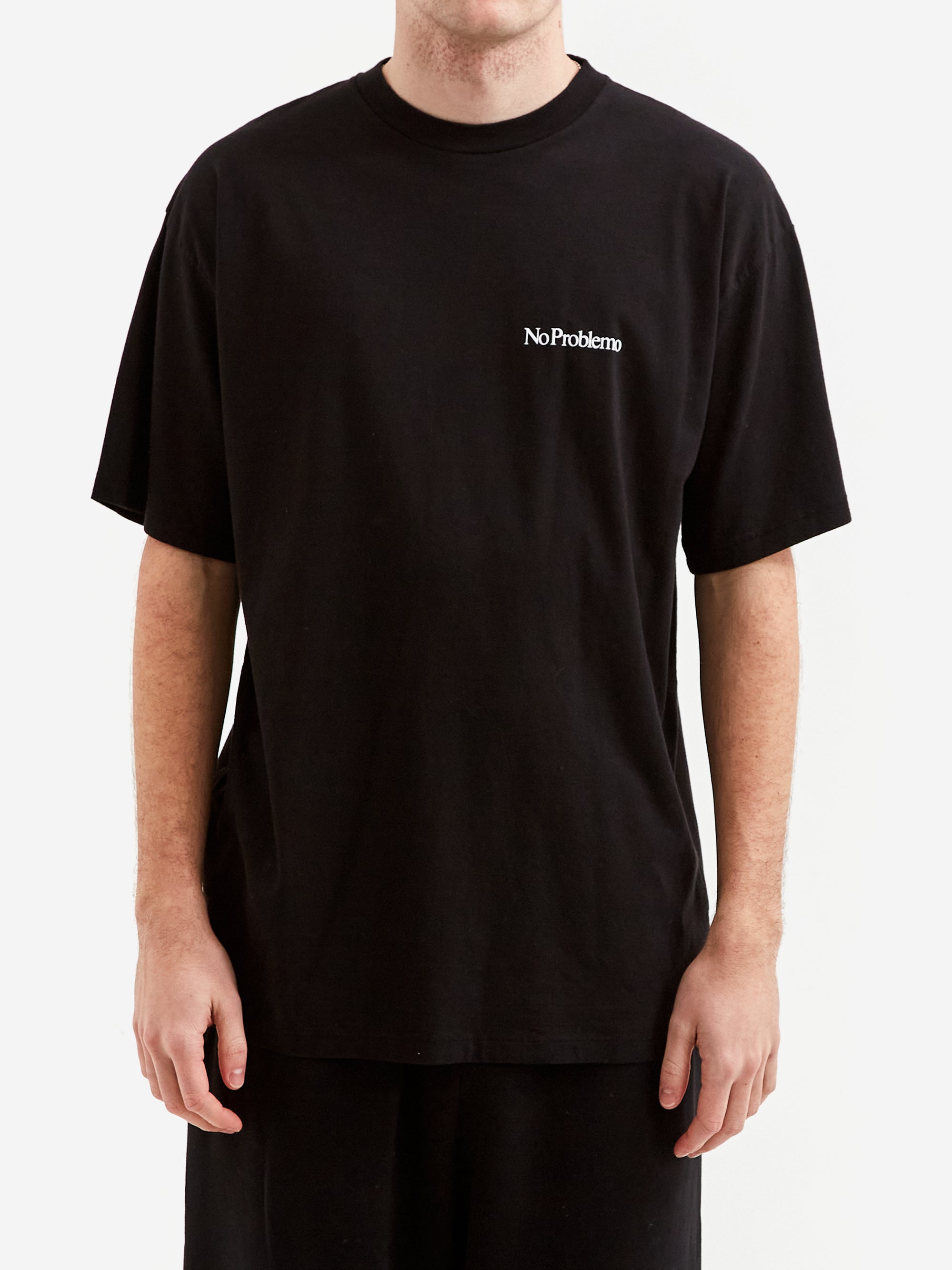 No Problemo Mini Problemo Short Sleeve T Shirt - Black – Goodhood