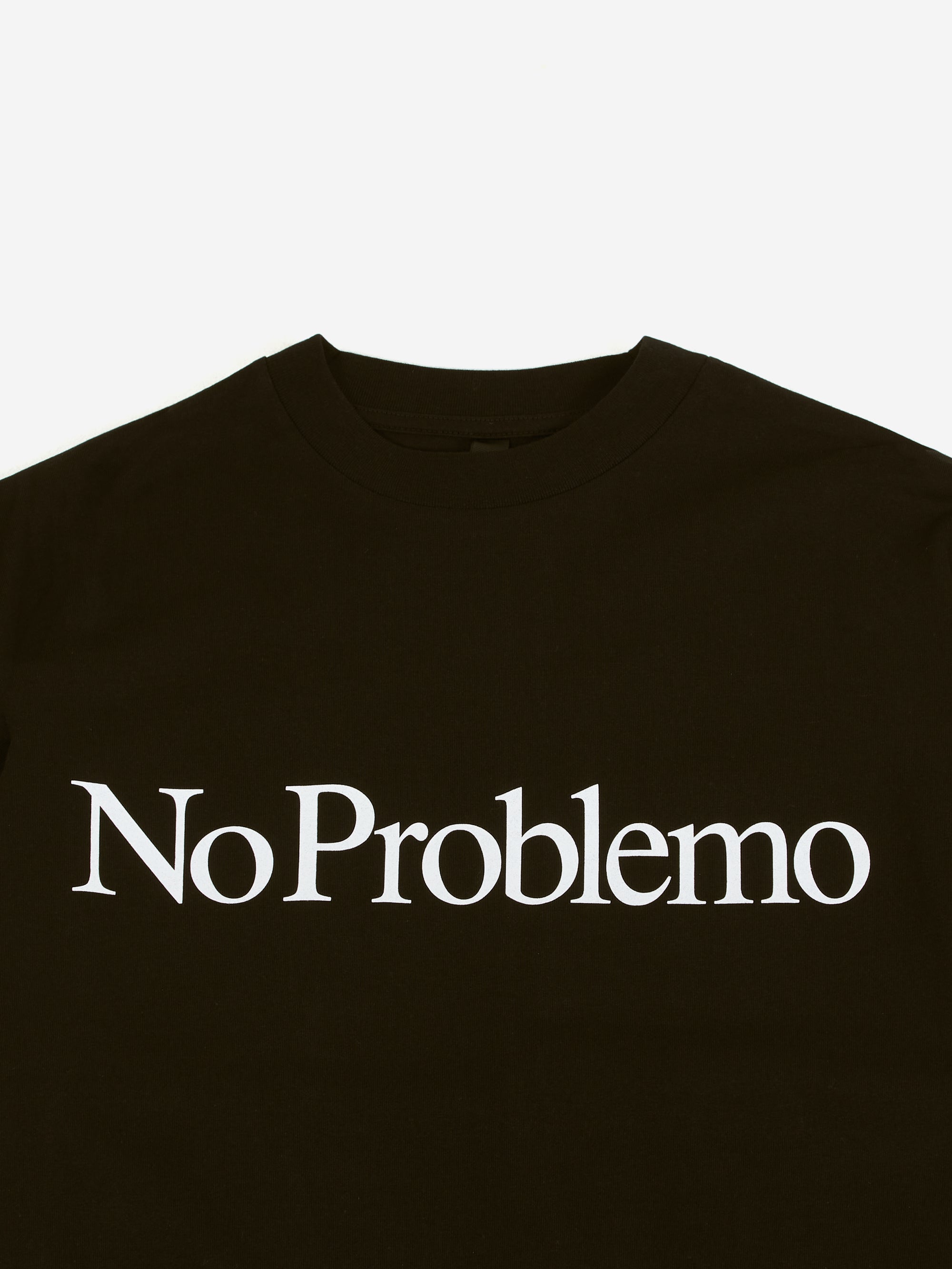 No Problemo Short Sleeve T-Shirt - Black – Goodhood
