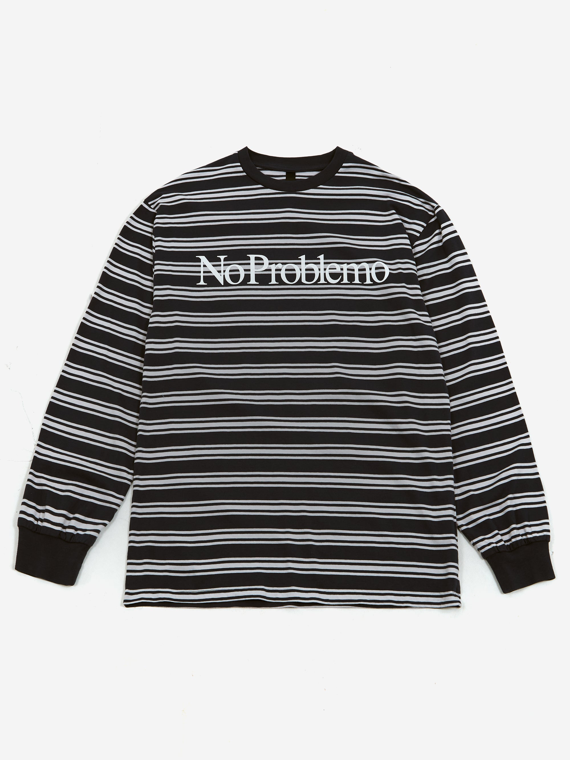 No Problemo Striped Long Sleeve T-Shirt - Multi – Goodhood