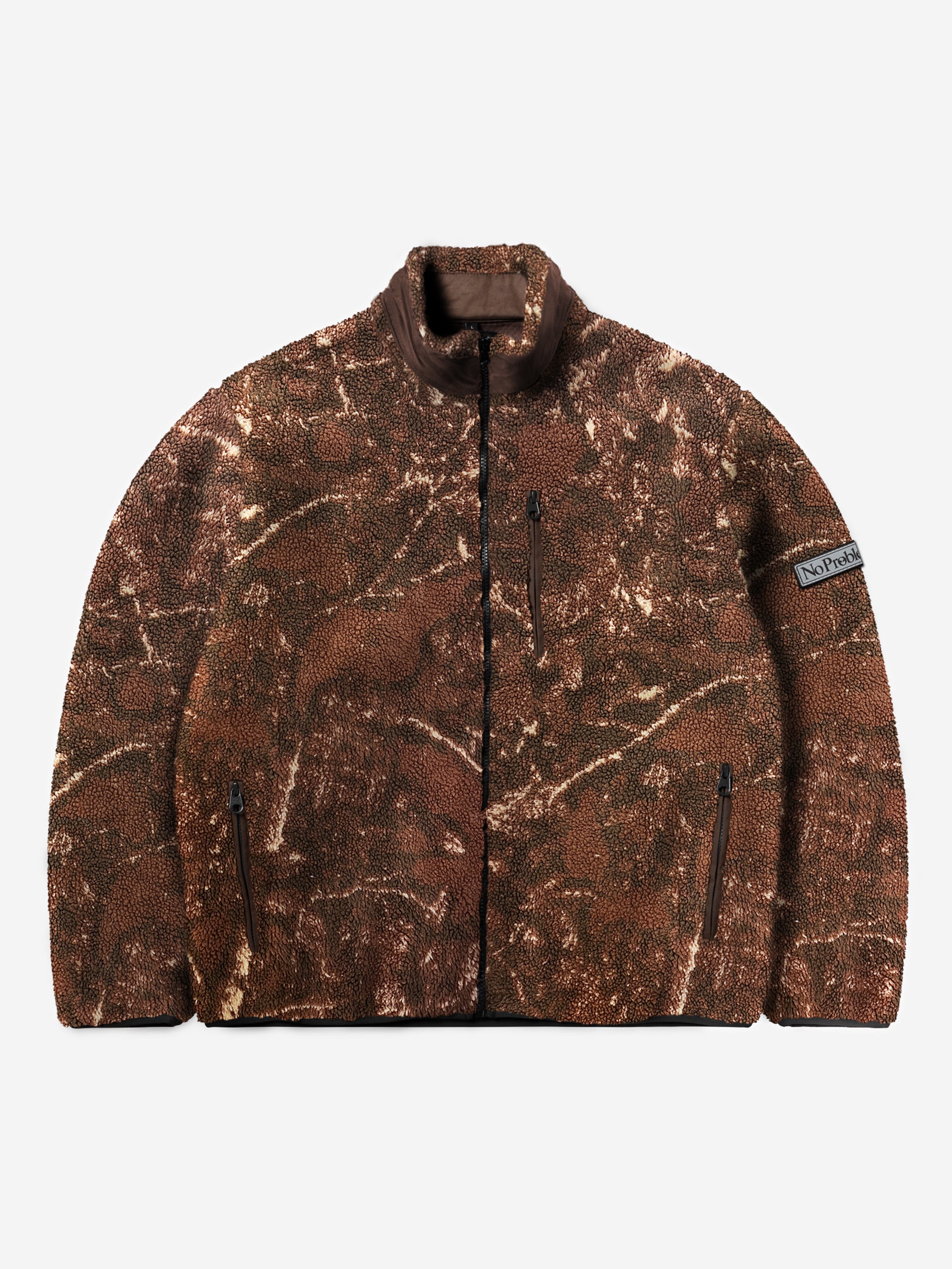 No Problemo NP Forest Heavy Fleece Jacket - Camo – Goodhood