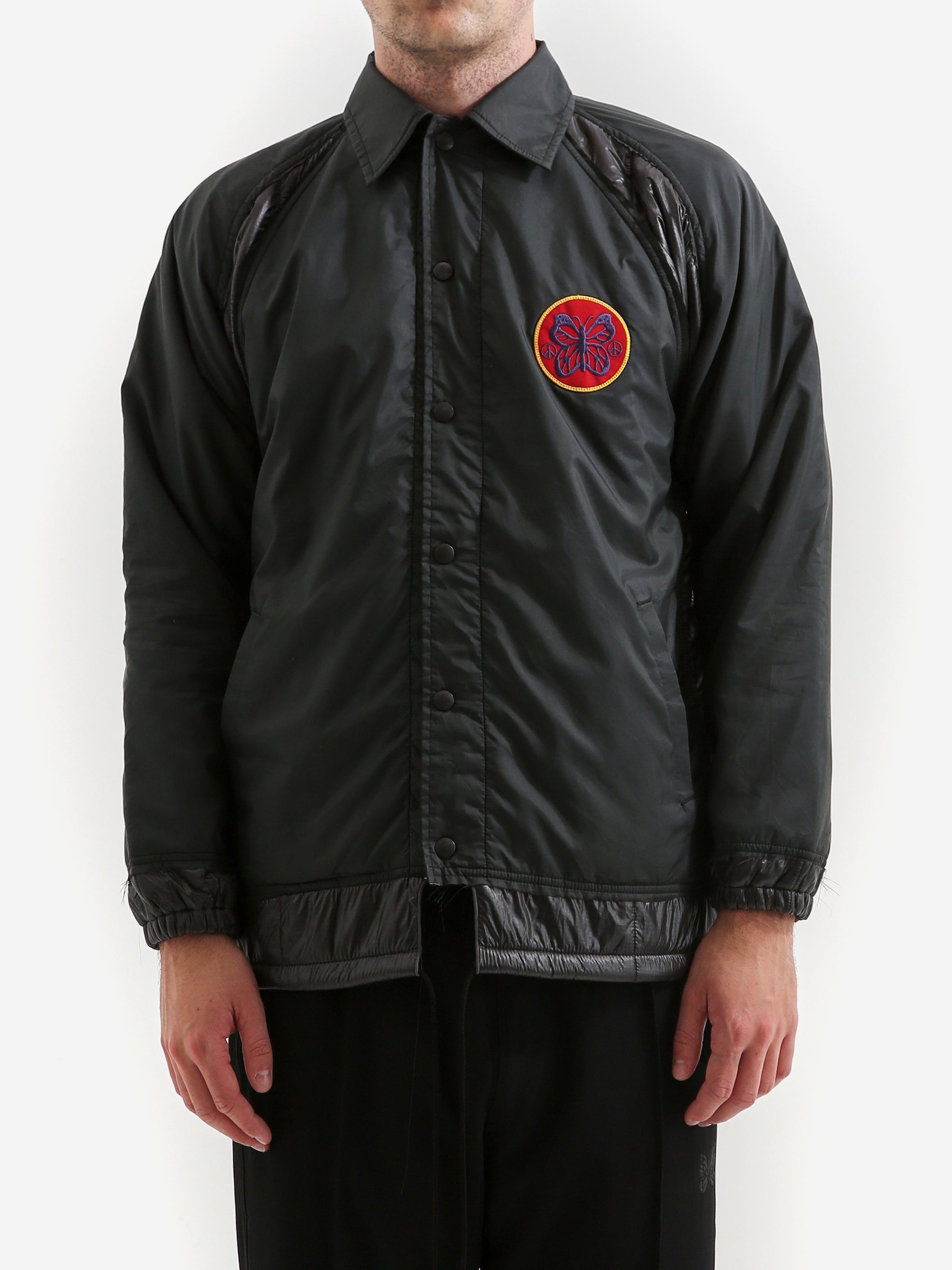 Needles Coach Jacket - Black – Goodhood