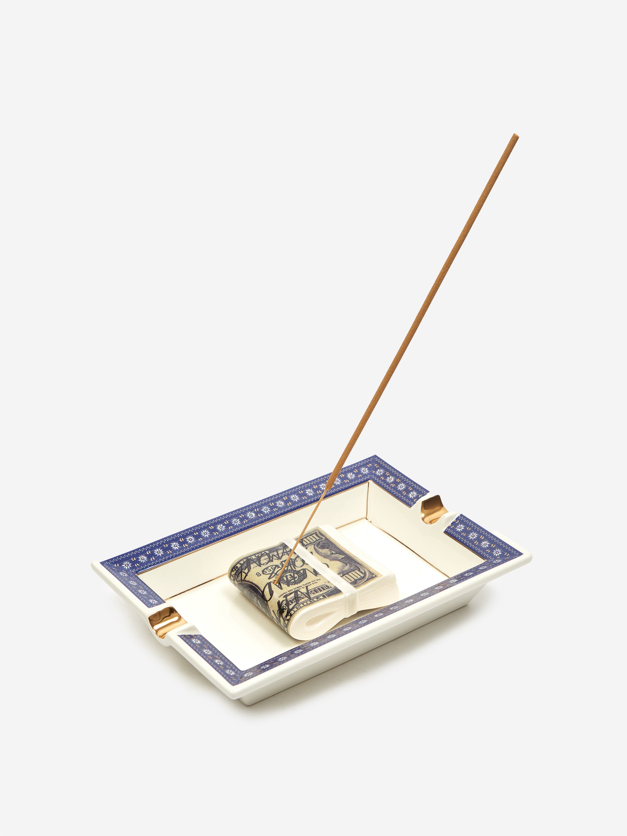 Neighborhood Square Incense Tray - Navy – Goodhood