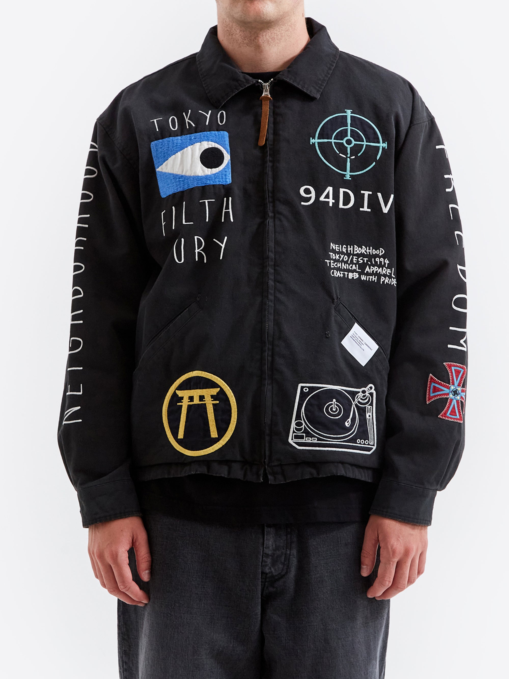 Neighborhood Savage Souvenir Jacket - Black – Goodhood