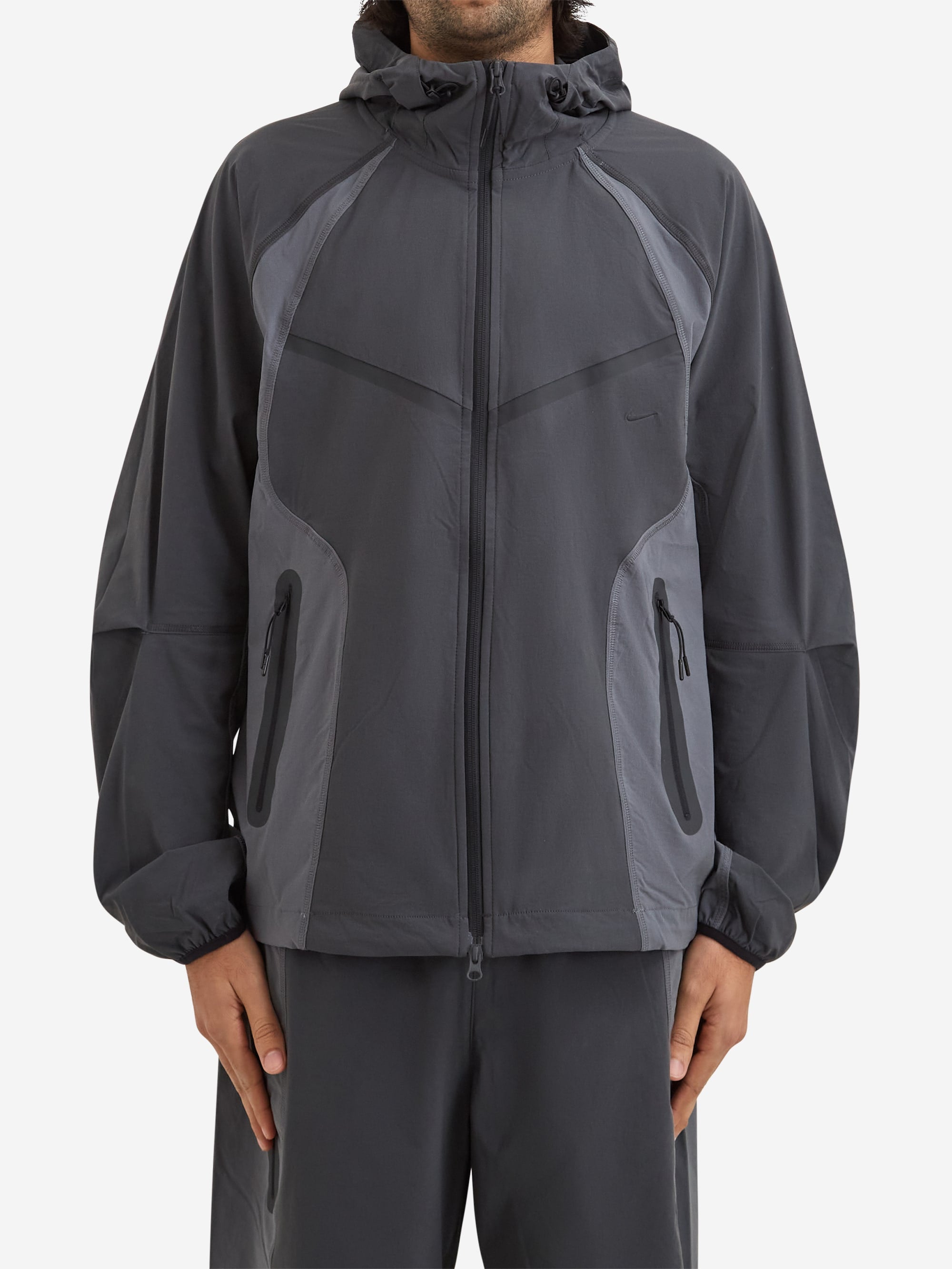 Nike Tech Dri-FIT Woven Full-Zip Colour-Block Windrunner Jacket ...