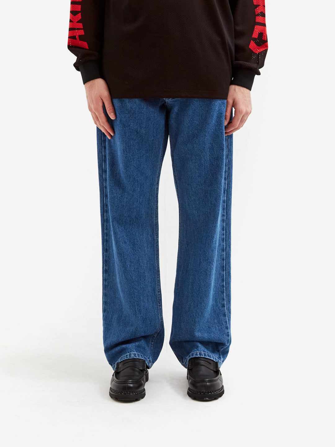 No Problemo Denim Loose Fit Jeans - Blue – Goodhood
