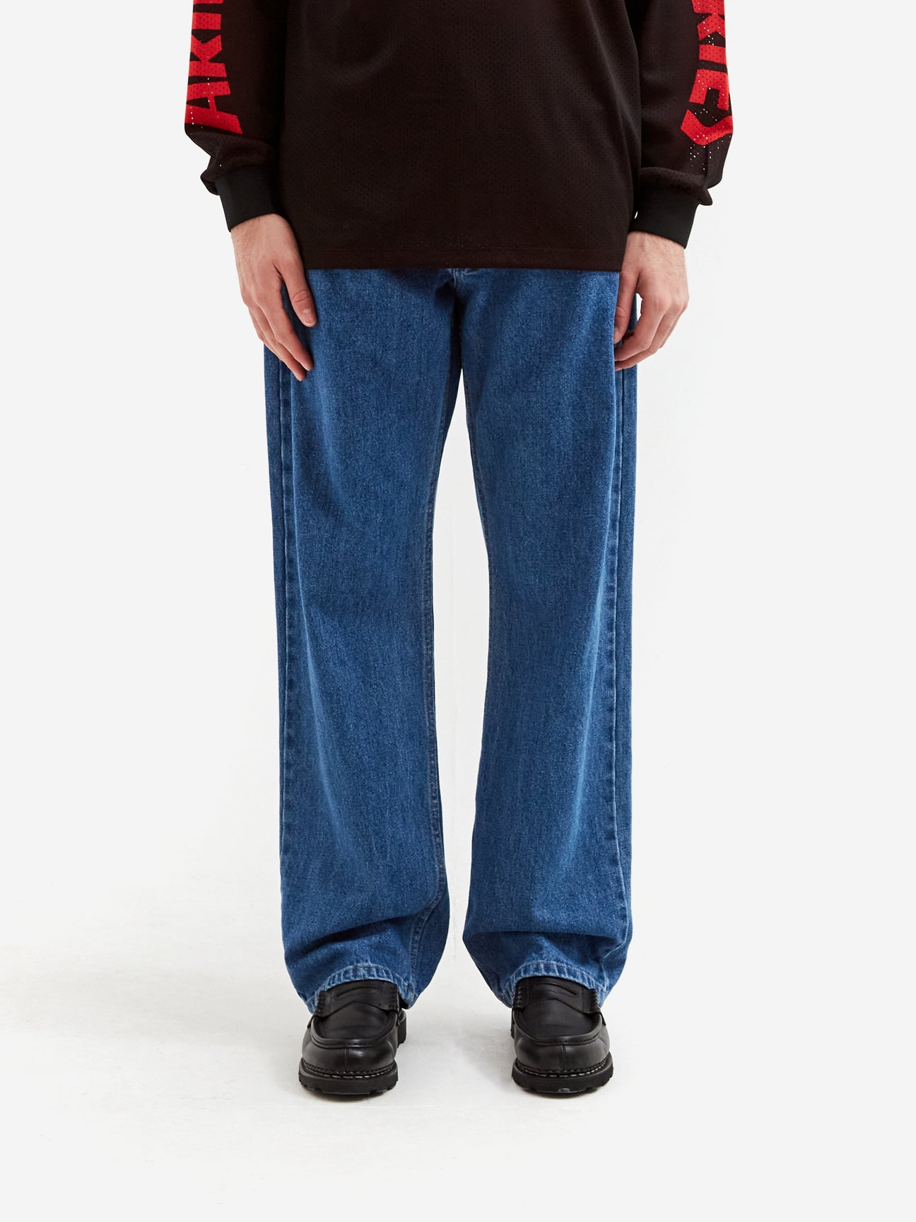 No Problemo Denim Loose Fit Jeans - Blue – Goodhood