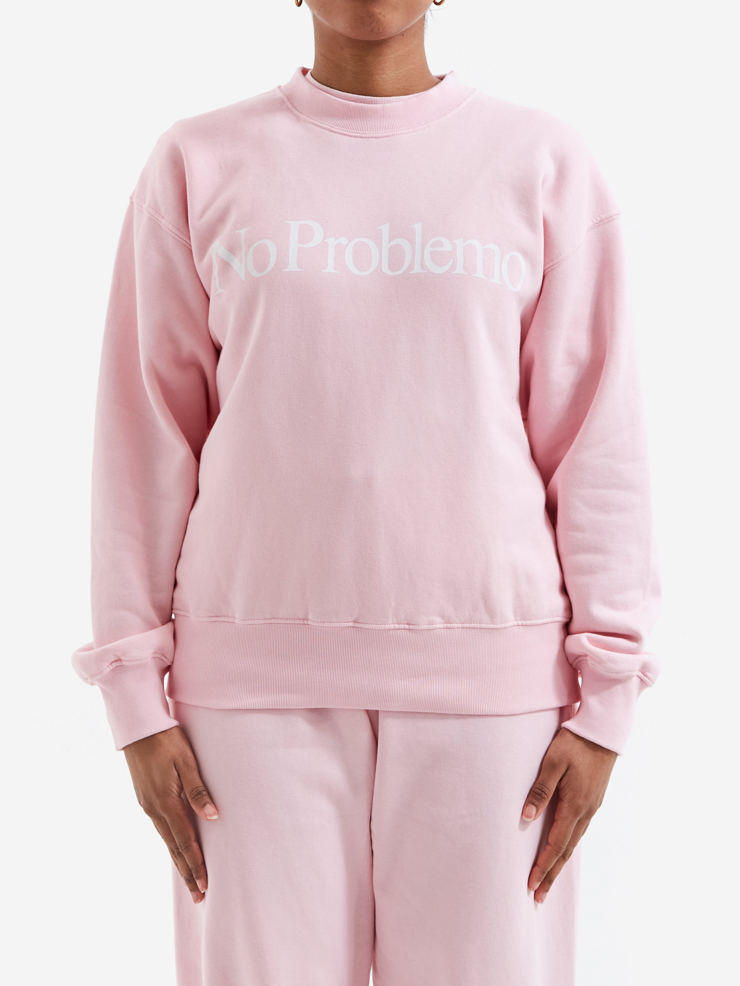 No Problemo Sweatshirt - Pale Pink – Goodhood