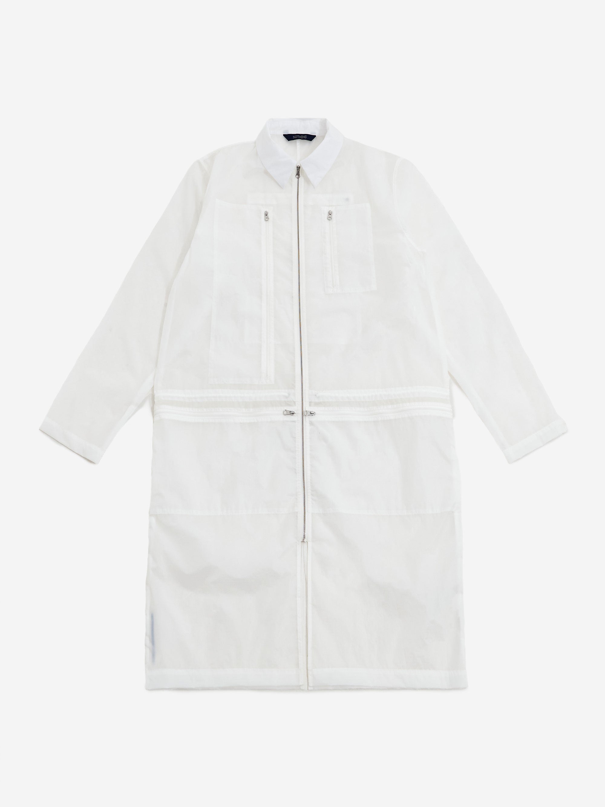Nothing Transparent Labcoat - White – Goodhood
